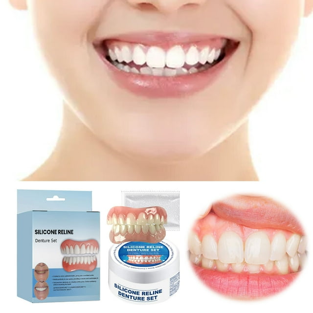 Silicone Reline Denture Set, Professional Denture Silicone Reline Kit ...