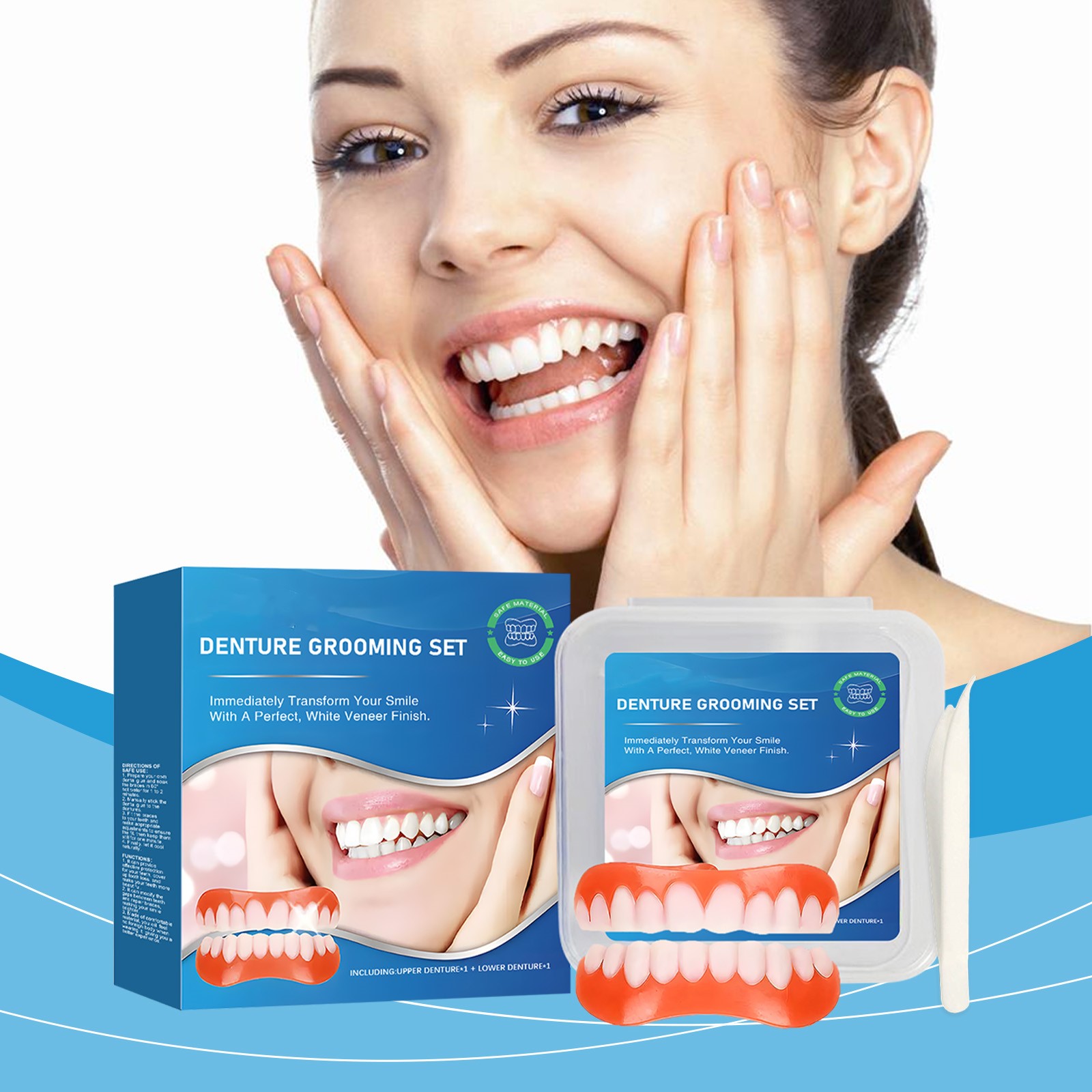 Silicone Reline Denture Set, Professional Denture Silicone Reline Kit ...