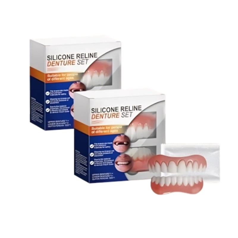 Silicone Reline Denture Set, Silicone Dentures Set, Soft Denture Reline ...