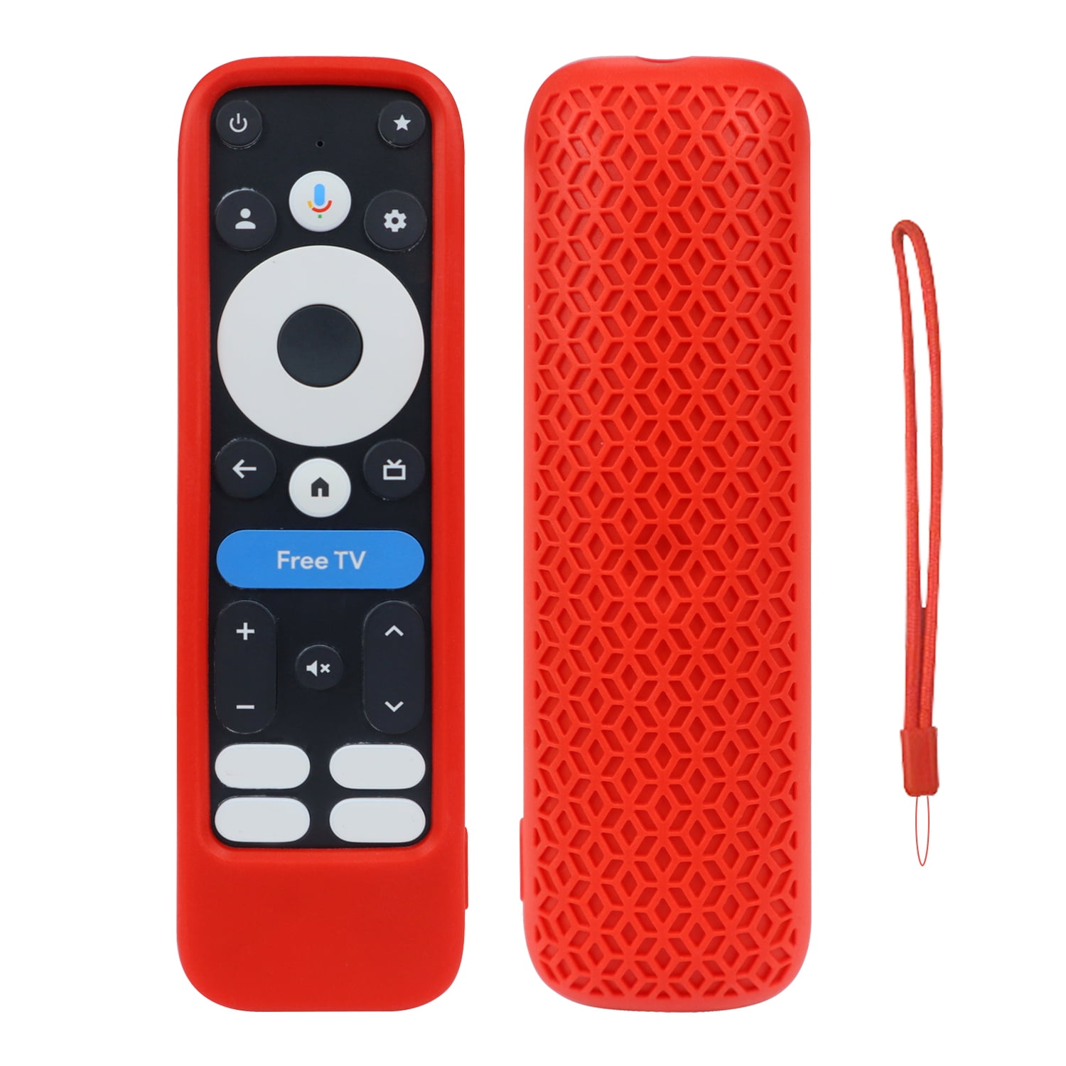 Silicone Remote Control Case Protective Covers for onn Google TV 4K Pro ...