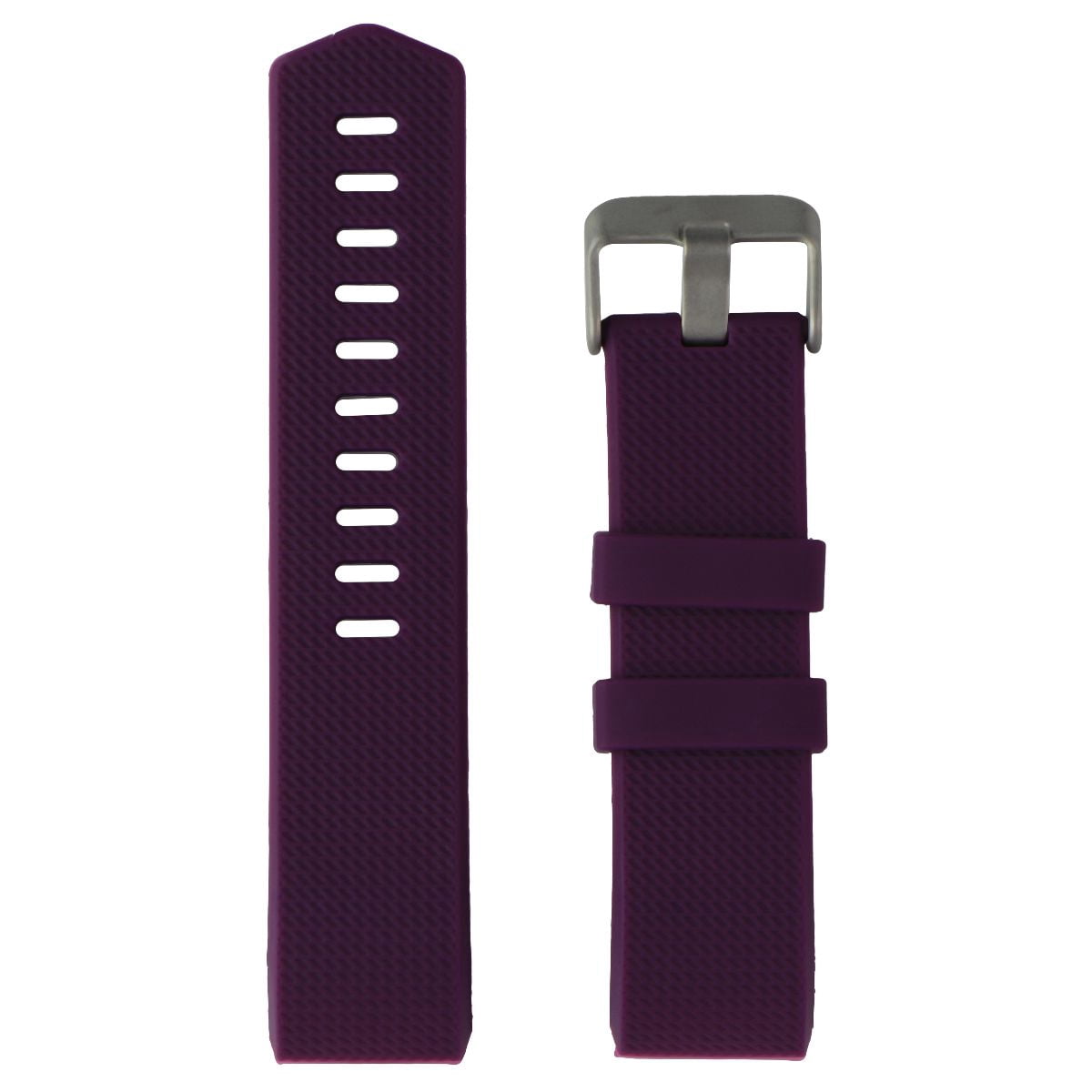 Pre-Owned Silicone Replacement Band for Fitbit Charge 2 Watch - Plum ...