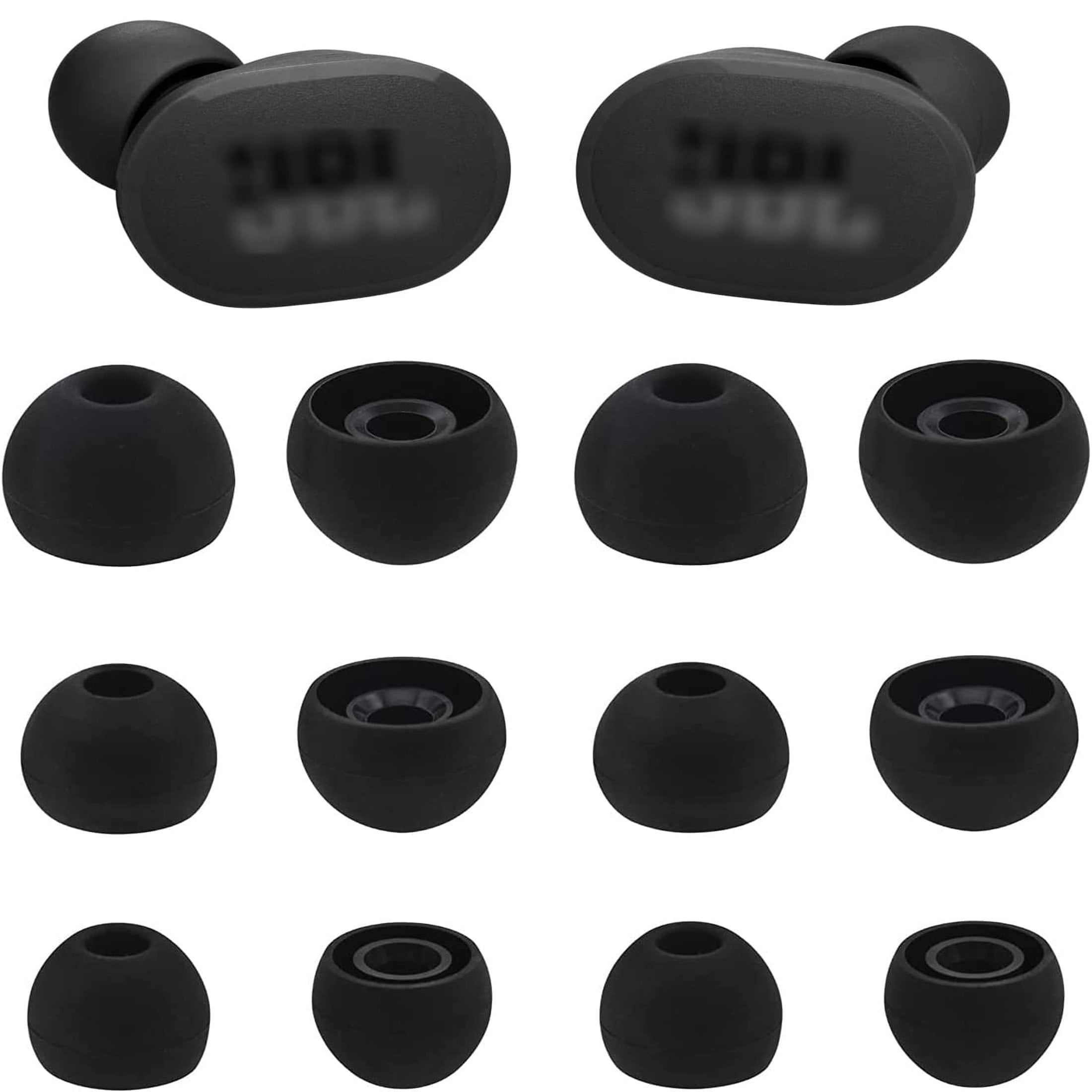 Silicone Replacement Ear Tips for Tune 130NC TWS Earbuds, 6 Pairs S/M/L ...