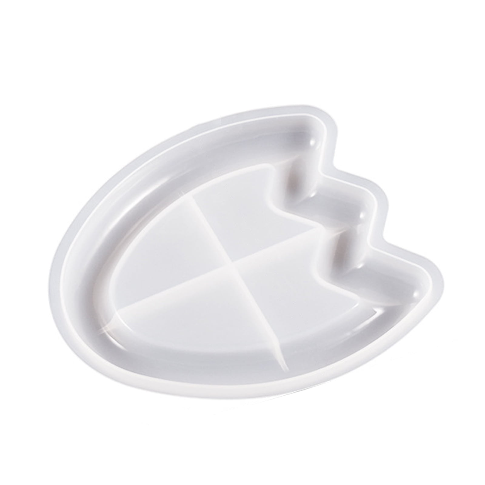 Silicone Resin Molds Heart Oval Shape Resin Rolling Tray Mold Resin ...