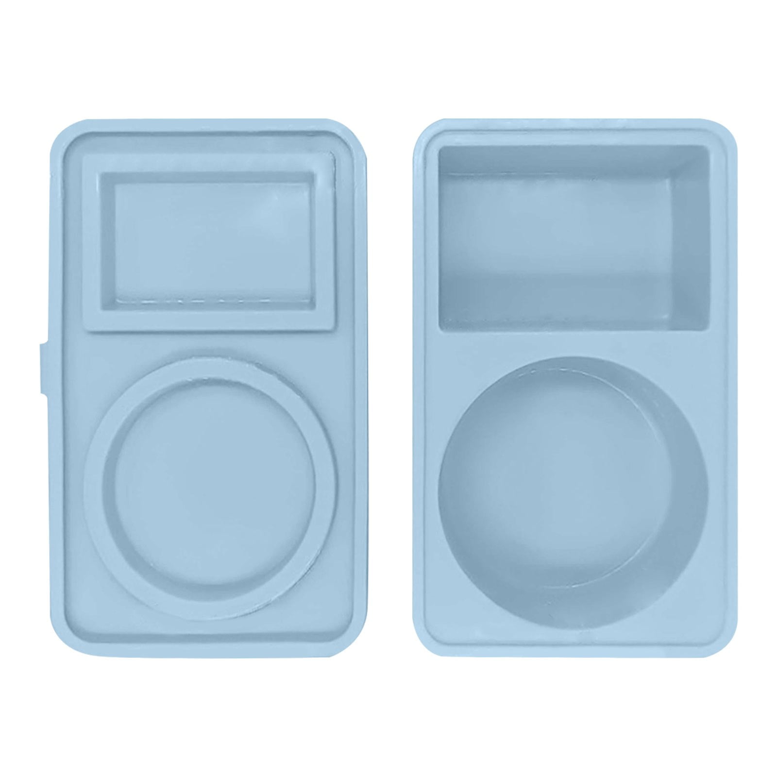 Silicone Reusable Snack Container, Ongmies Kids Divided Snack Box 2 ...