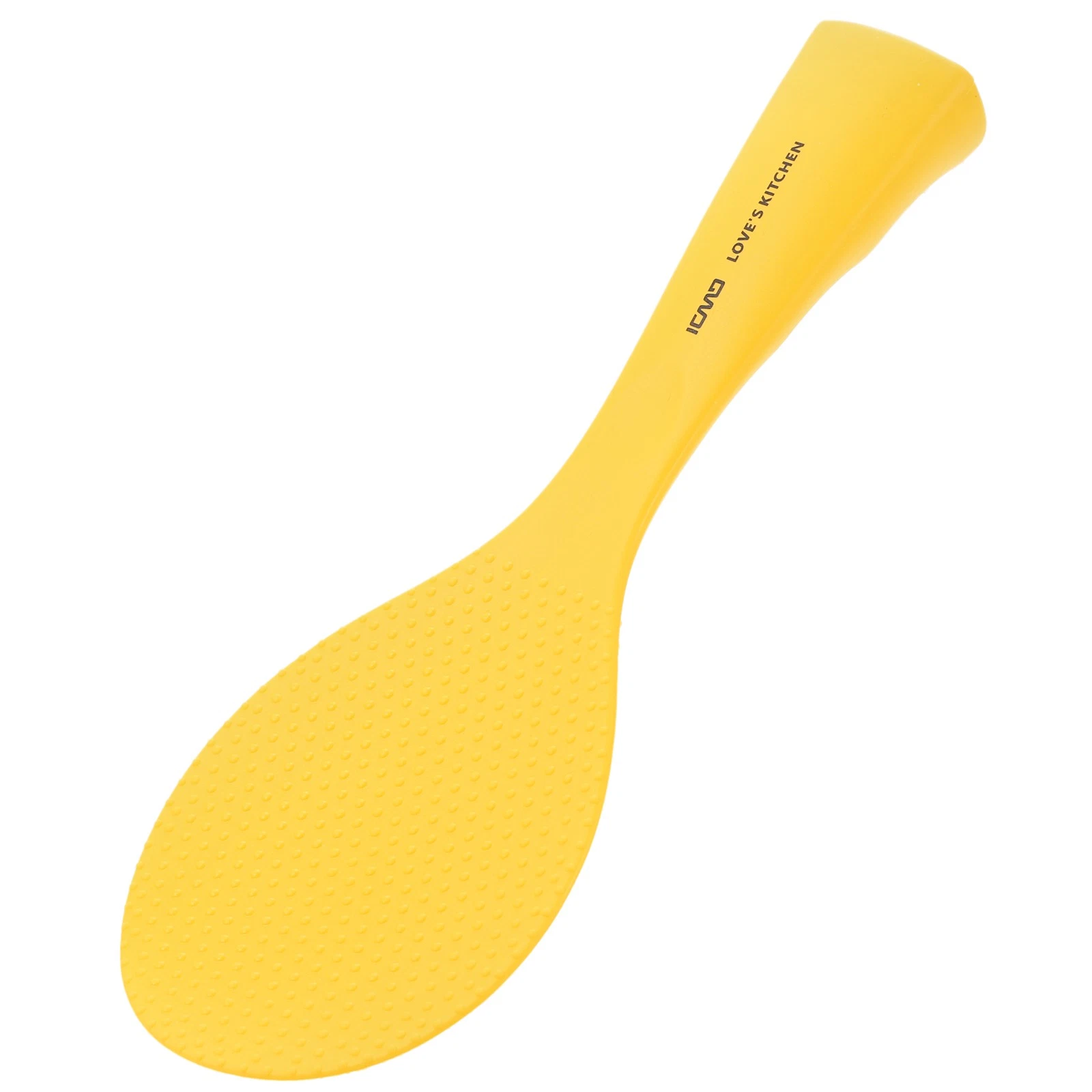 Silicone Rice Paddle Non-Stick Rice Spoon Spatula Heat Resistant Orange ...