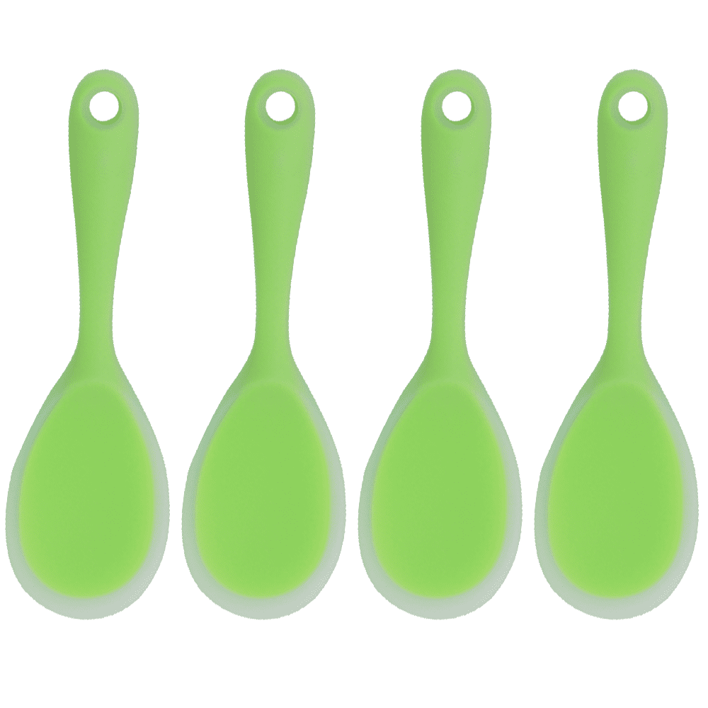 Silicone Rice Paddle Spoon Non Stick Heat Resistant Kitchen Gadge Rice ...