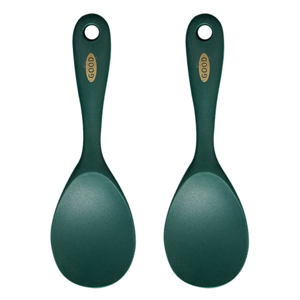 Silicone Rice Paddle Spoon Set of 2,Non Stick Heat Resistant Kitchen ...
