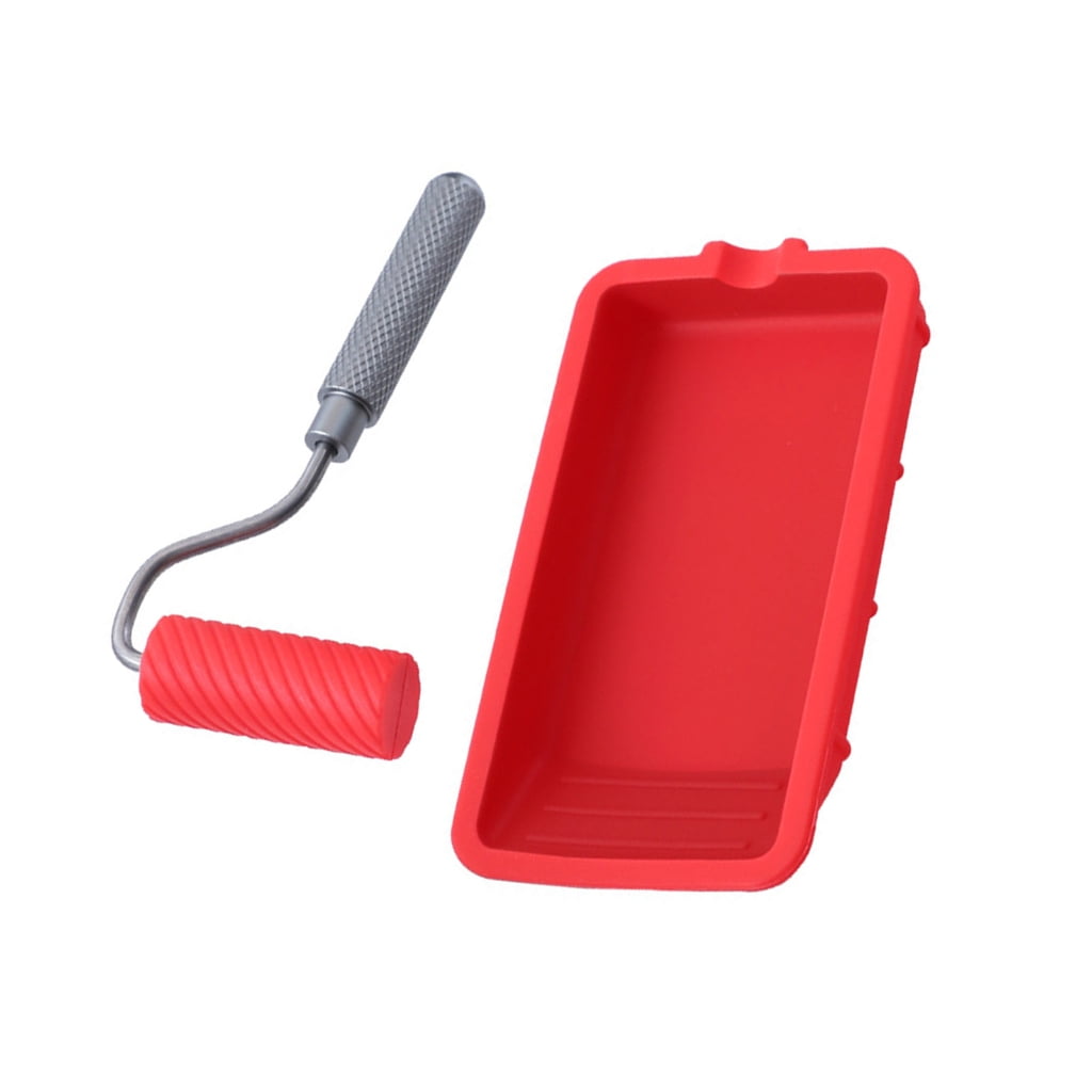 Silicone Roller Brush with Tray Even Application Roller set Renovations ...