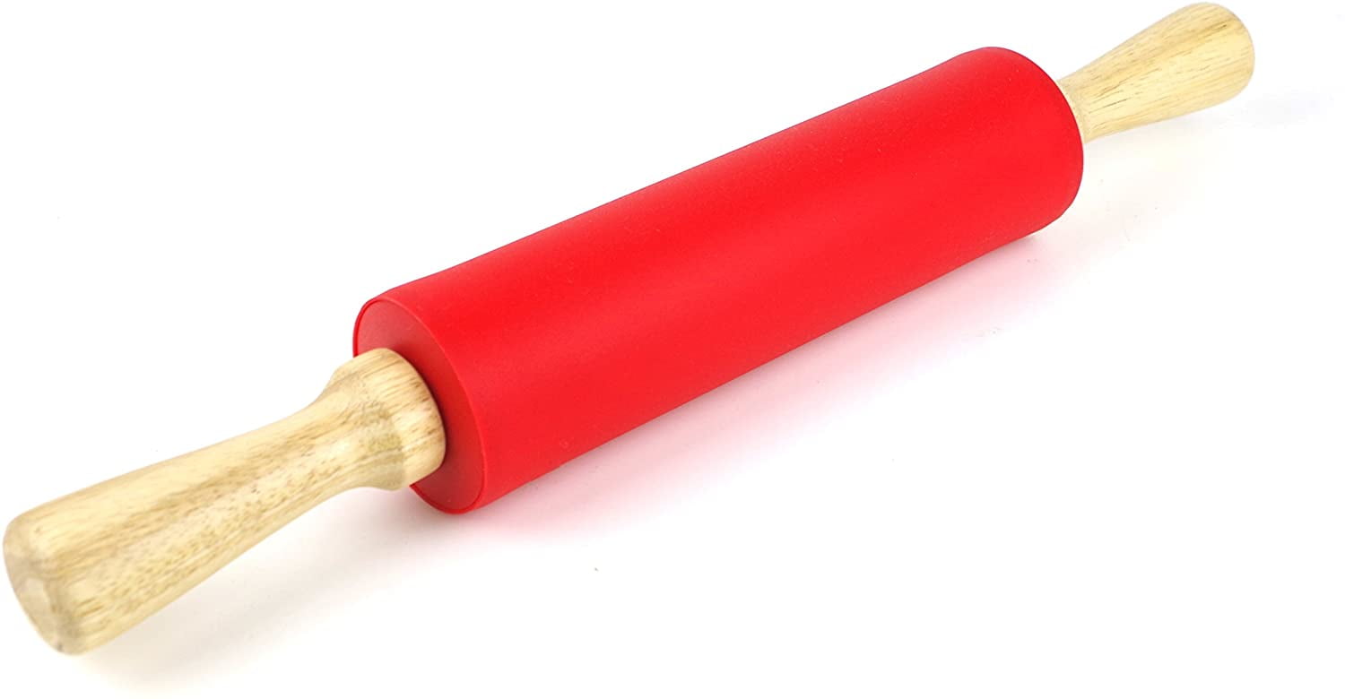 Silicone Rolling Pin for Baking Non-stick Rolling Pin Dough Roller ...