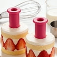 Silicone Round Hole Cutters - Reusable Baking Tools, Precision Dough ...