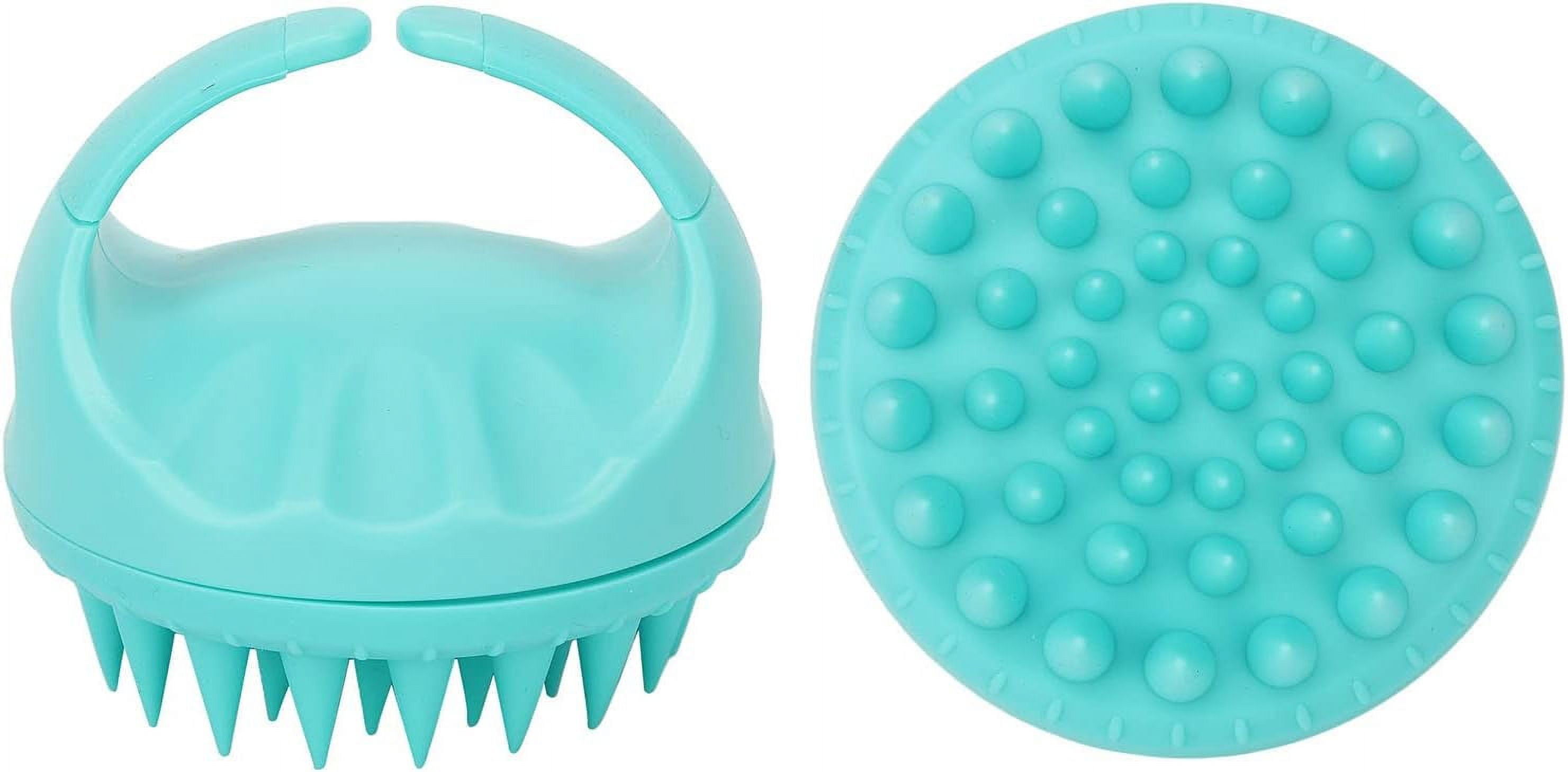 Silicone Scalp Exfoliator, Remove Dandruff Handheld Scalp Scrubber Soft ...