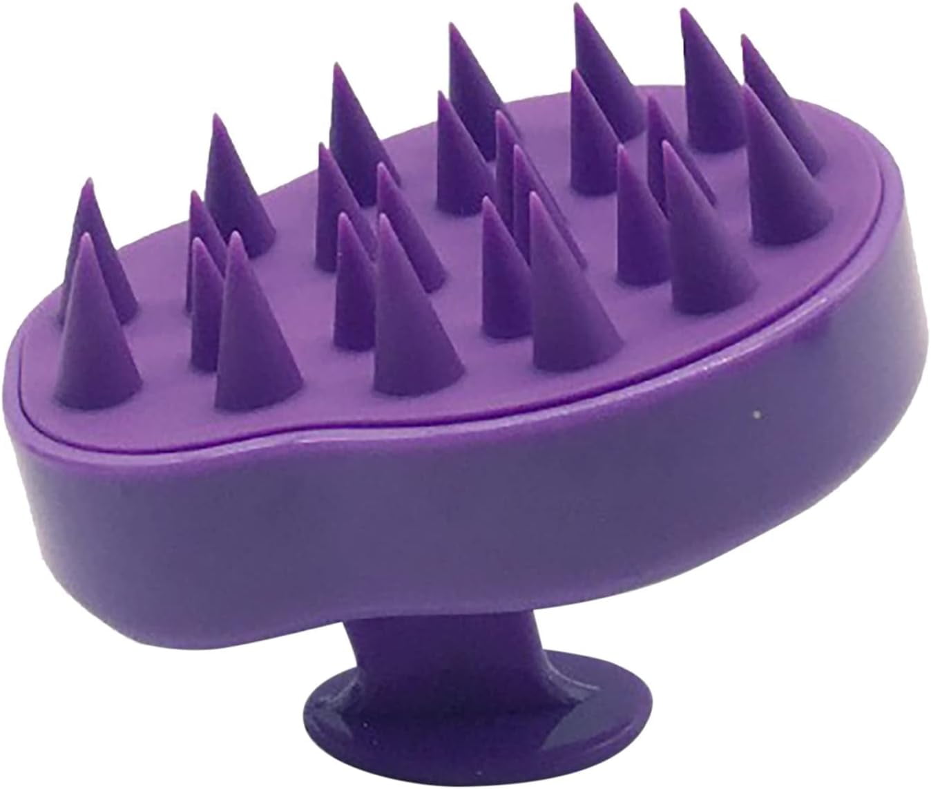 Silicone Scalp Scrubber Scalp Brush Hair Wash Comb Shampoo Shower Bath ...