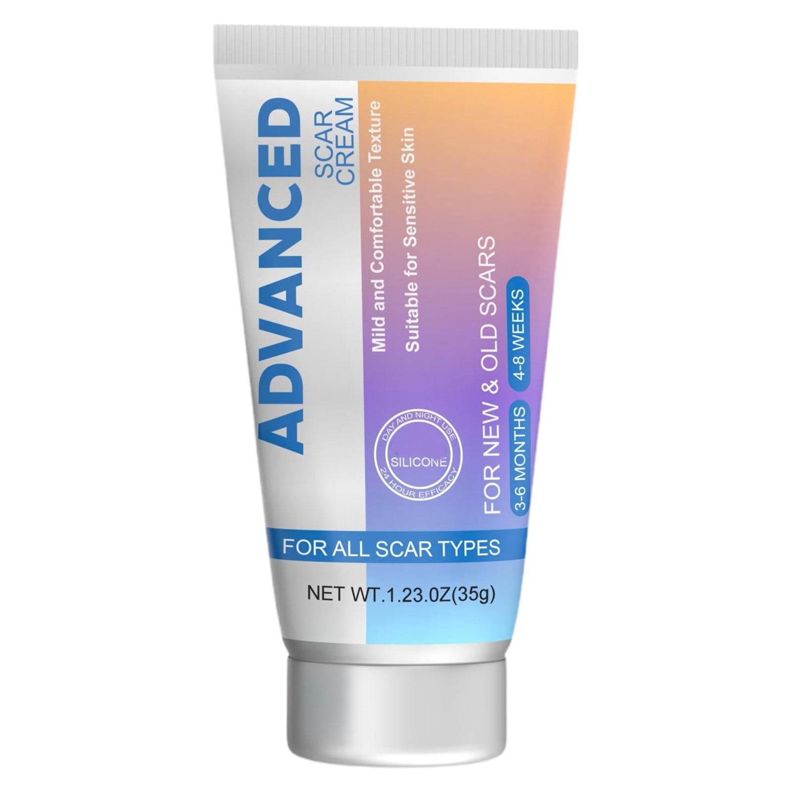 Silicone Scar Cream Scar Gel - Advanced Scar Treatment Keloid Bump ...