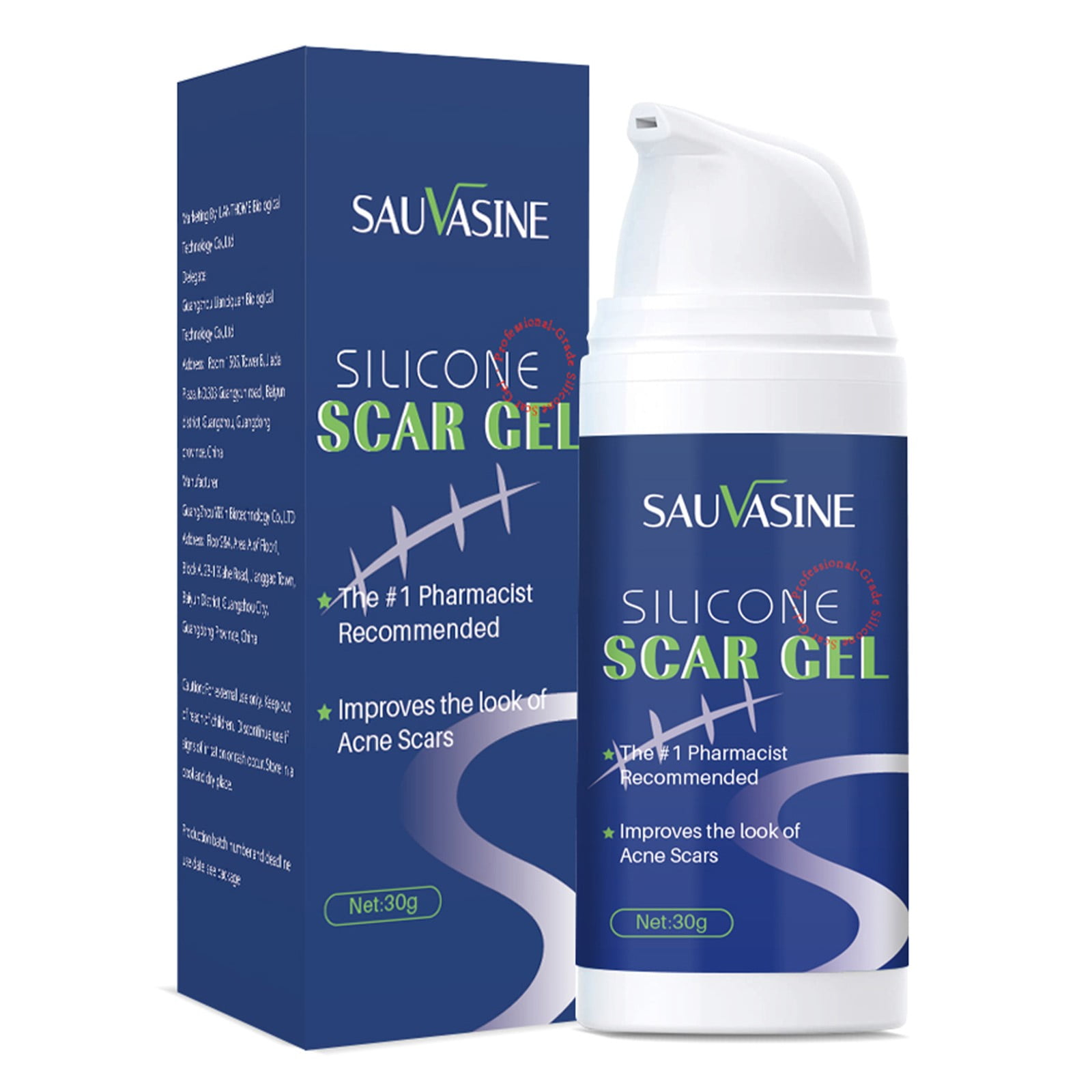 Silicone Scar Gel 30g - Clinically Tested Scar Removal Cream for C ...