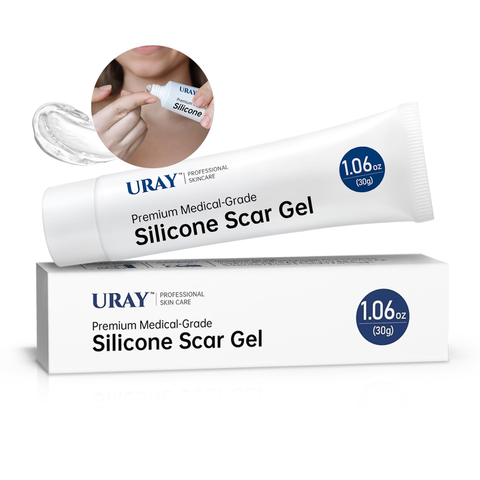 Silicone Scar Gel, Scar MZF22 Cream for Face & Body, Advanced Scar ...