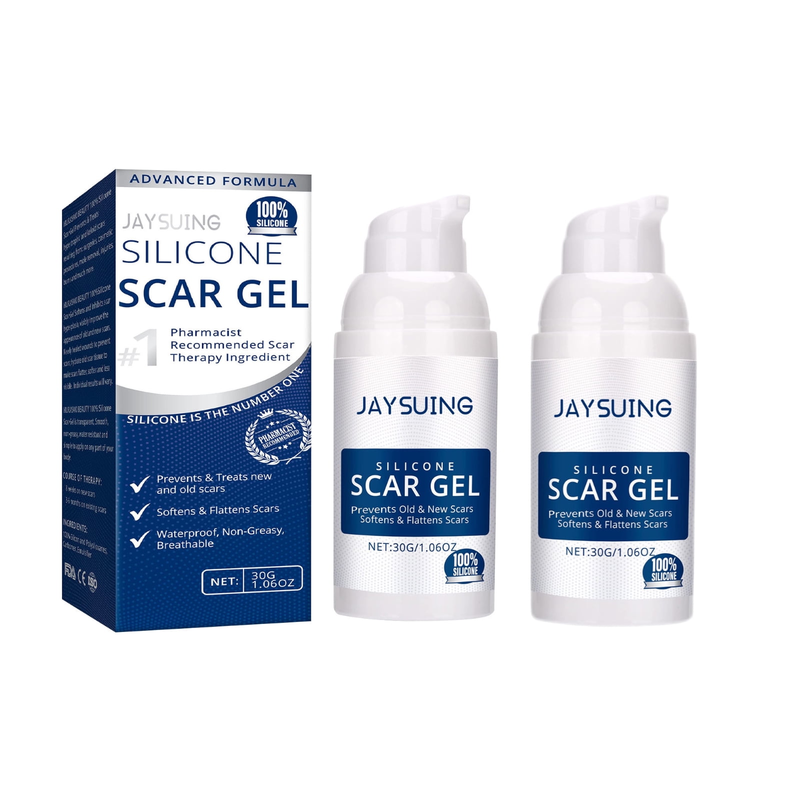 Silicone Scar Gel, Scar Removal Cream, Scar Cream for Surgical Scars ...