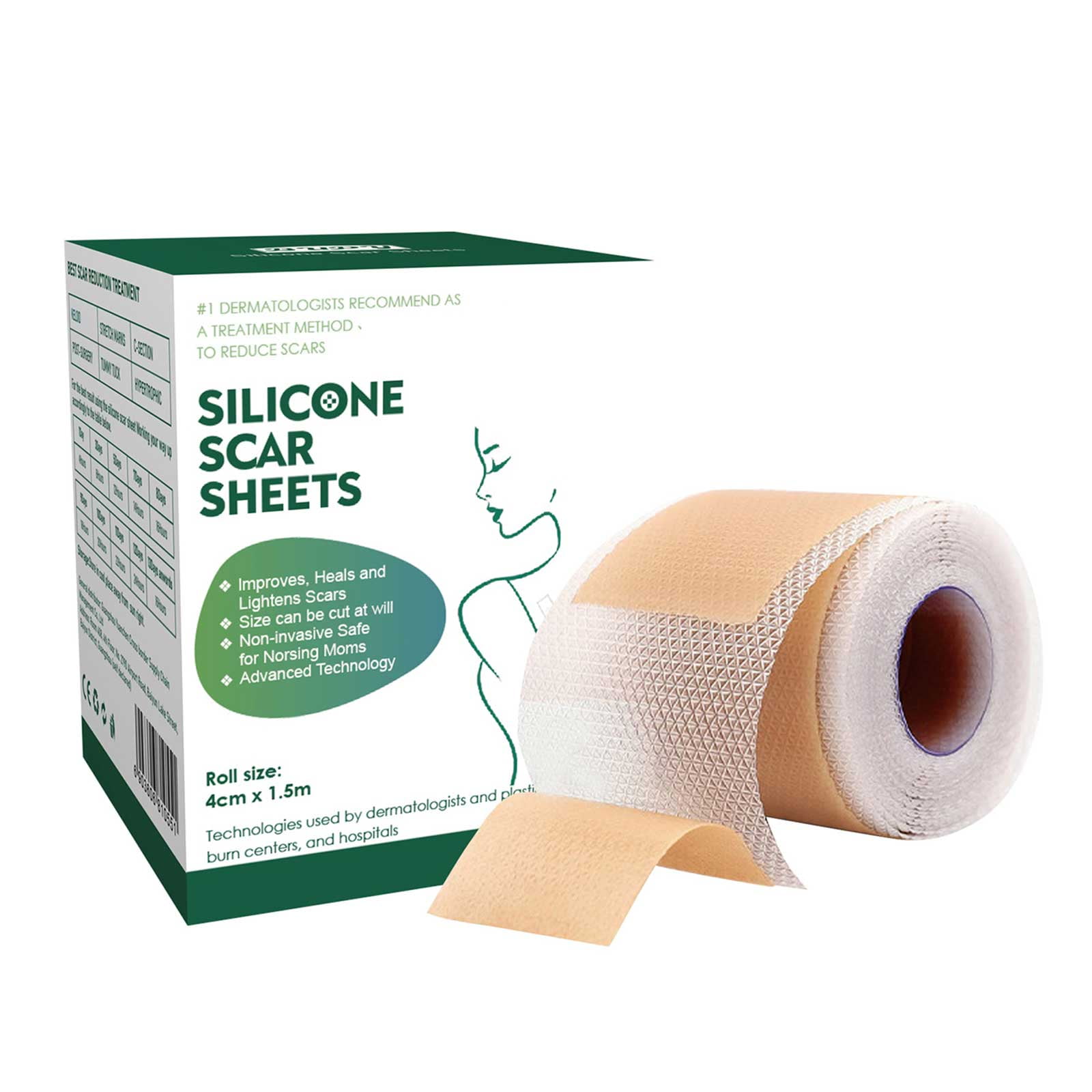Silicone Scar Sheets Silicone Scar Tape Roll Scar Silicone Strips ...