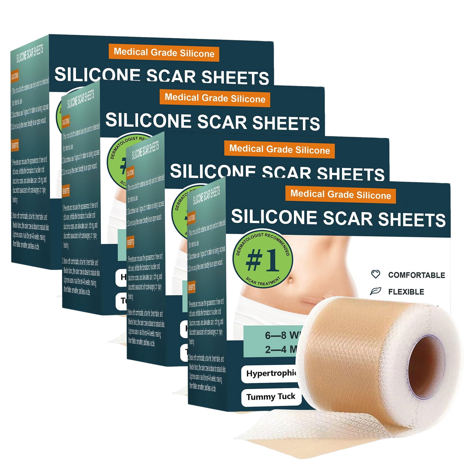Silicone Scar Sheets,Silicone Scar Tape,Silicone Sheets For Scars,Scar ...