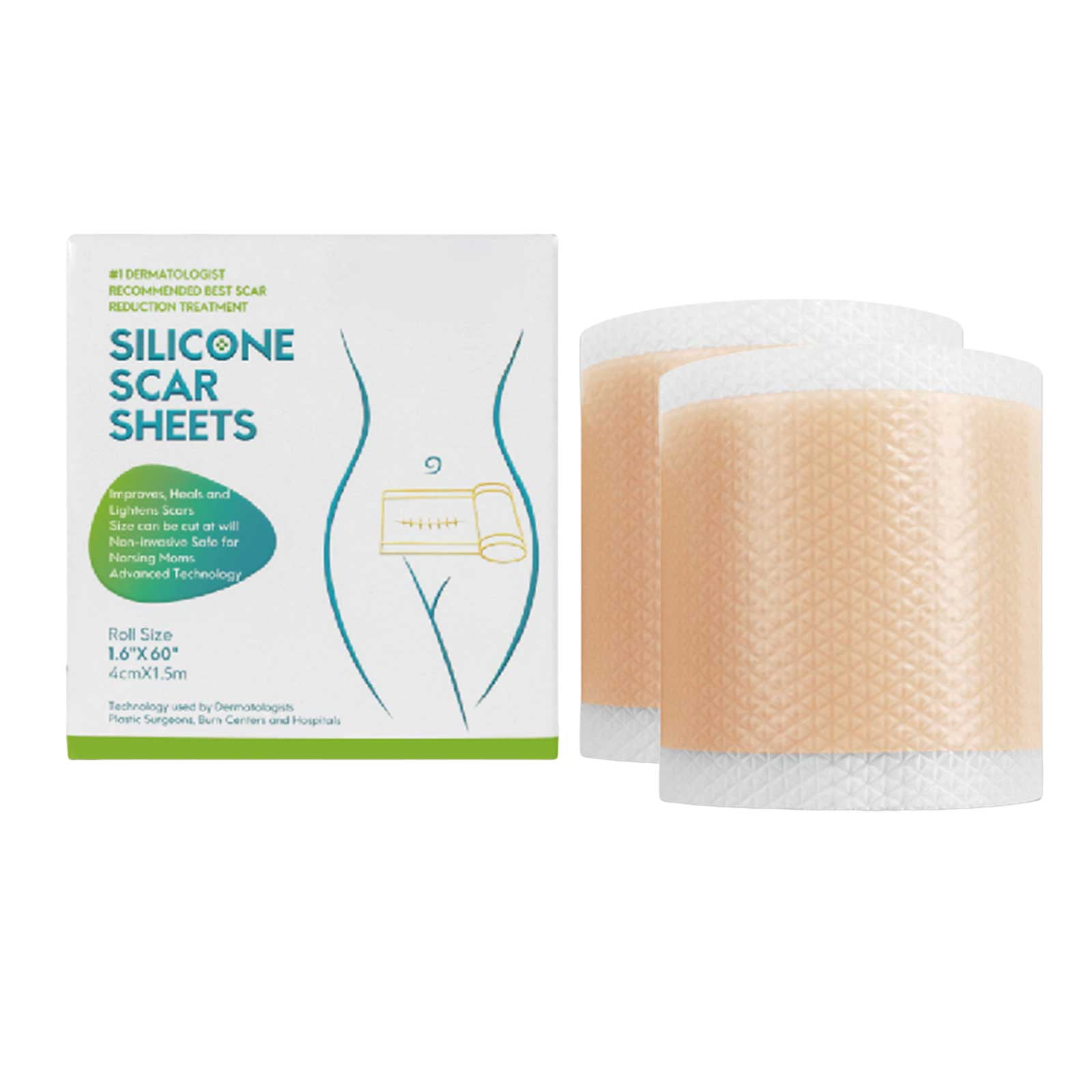 Silicone Scar Sheets, Waterproof Silicone Scar Tape, Ultra-thin Scar ...