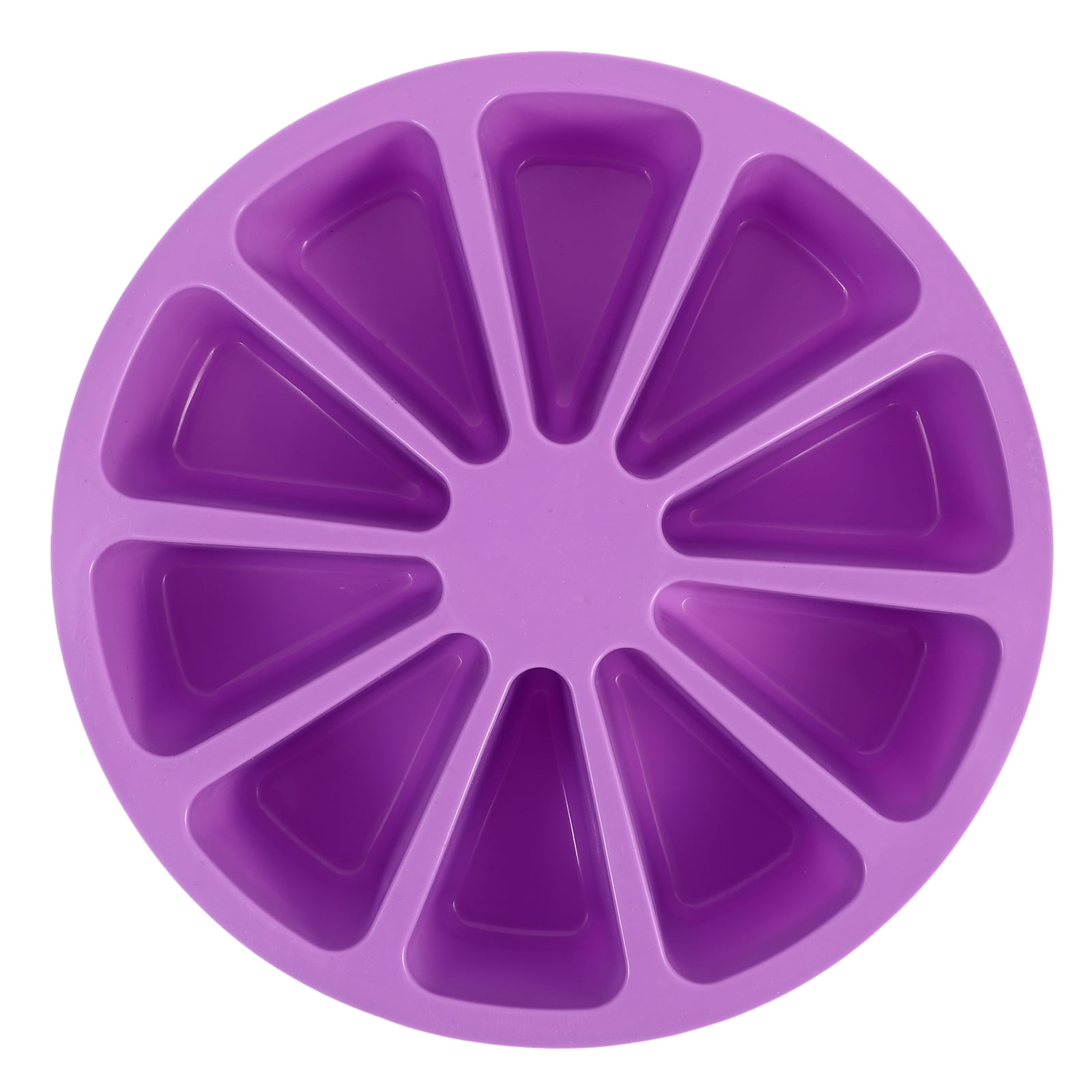 Silicone Scone Pan, Triangle Diy 10 Cavity Triangle Pizza Pan, Non ...