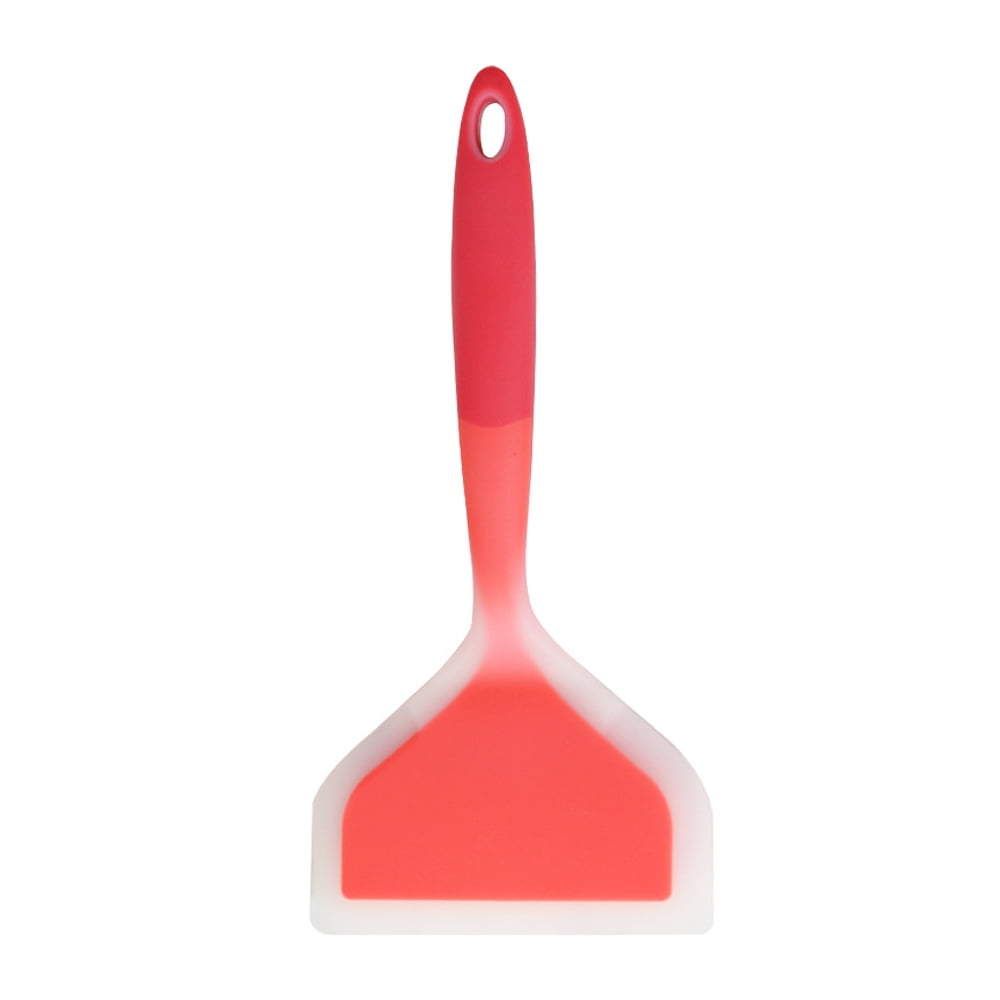 Silicone Scraper - Non-stick Heat resistant kitchen fry Spatulaorange ...