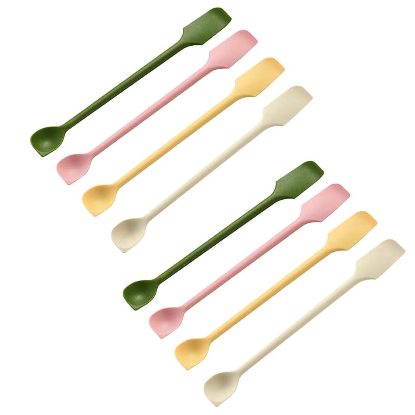 Silicone Scraper Set Double Jam Cream Deep Bottle Extended Spatula ...