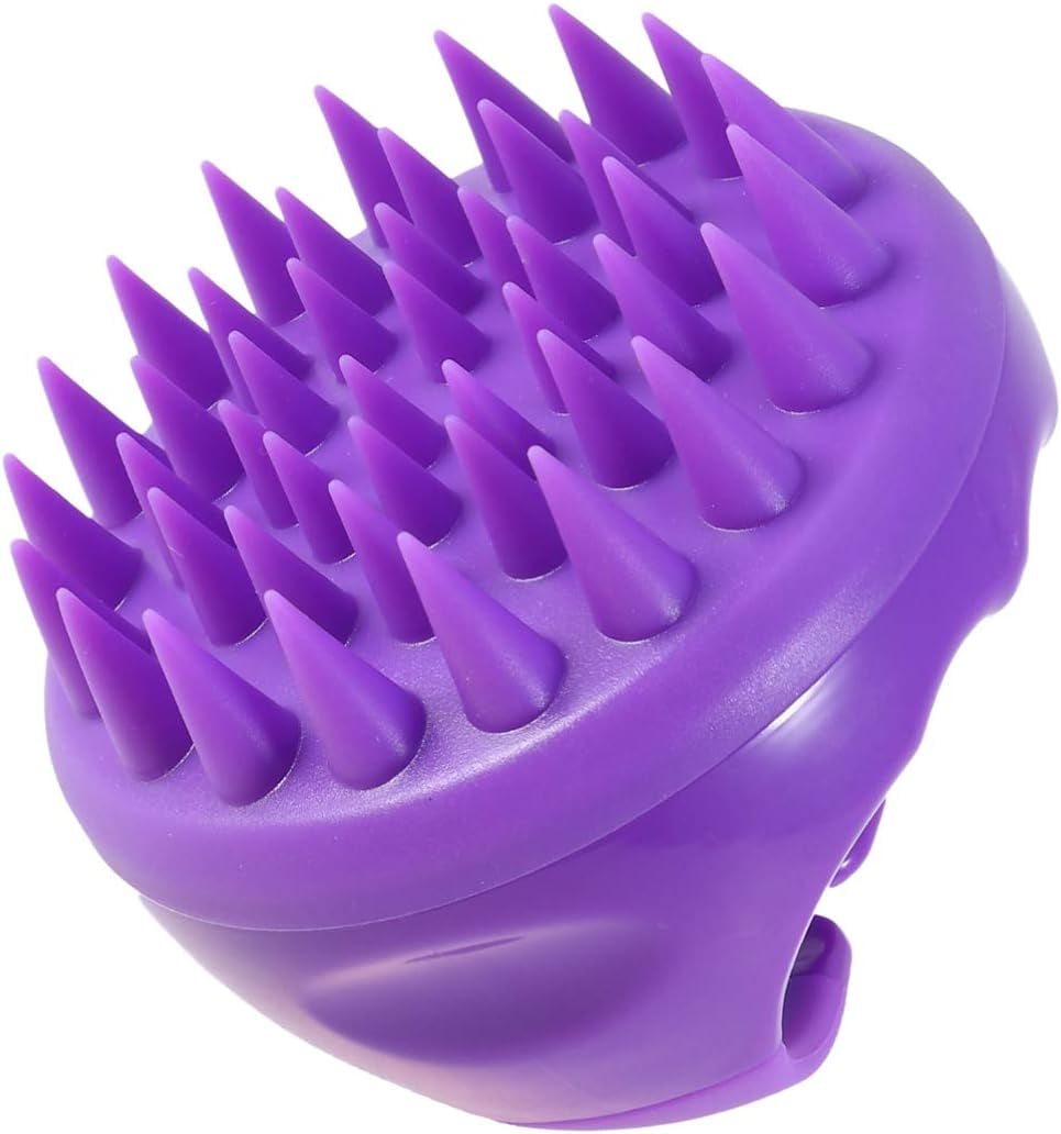 Silicone Scrubbers Hair Massage Brush Hair Scalp Massager Head Massage Brush For Wet And Dry ...