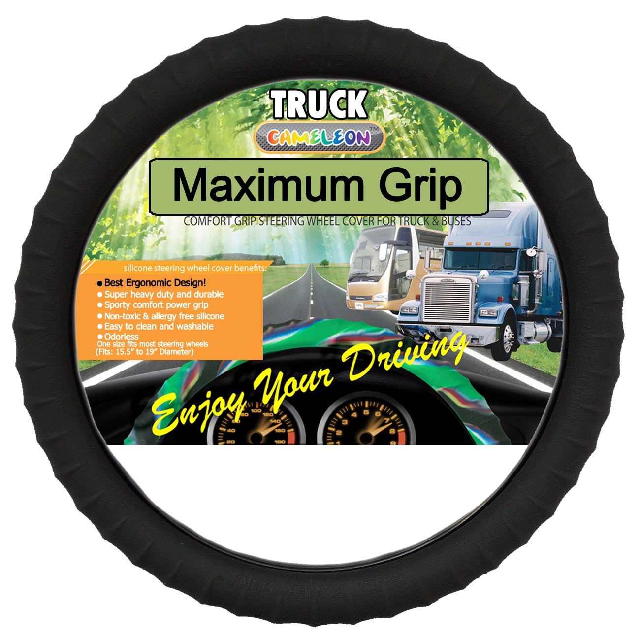Semi Truck Steering Wheel Covers