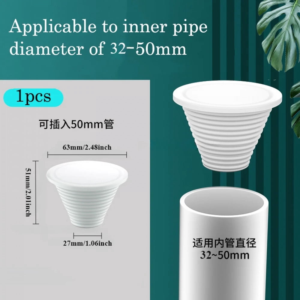 Silicone Sewer Pipe Sealing Ring Water Pipe Plug Floor Drain Anti Odor ...