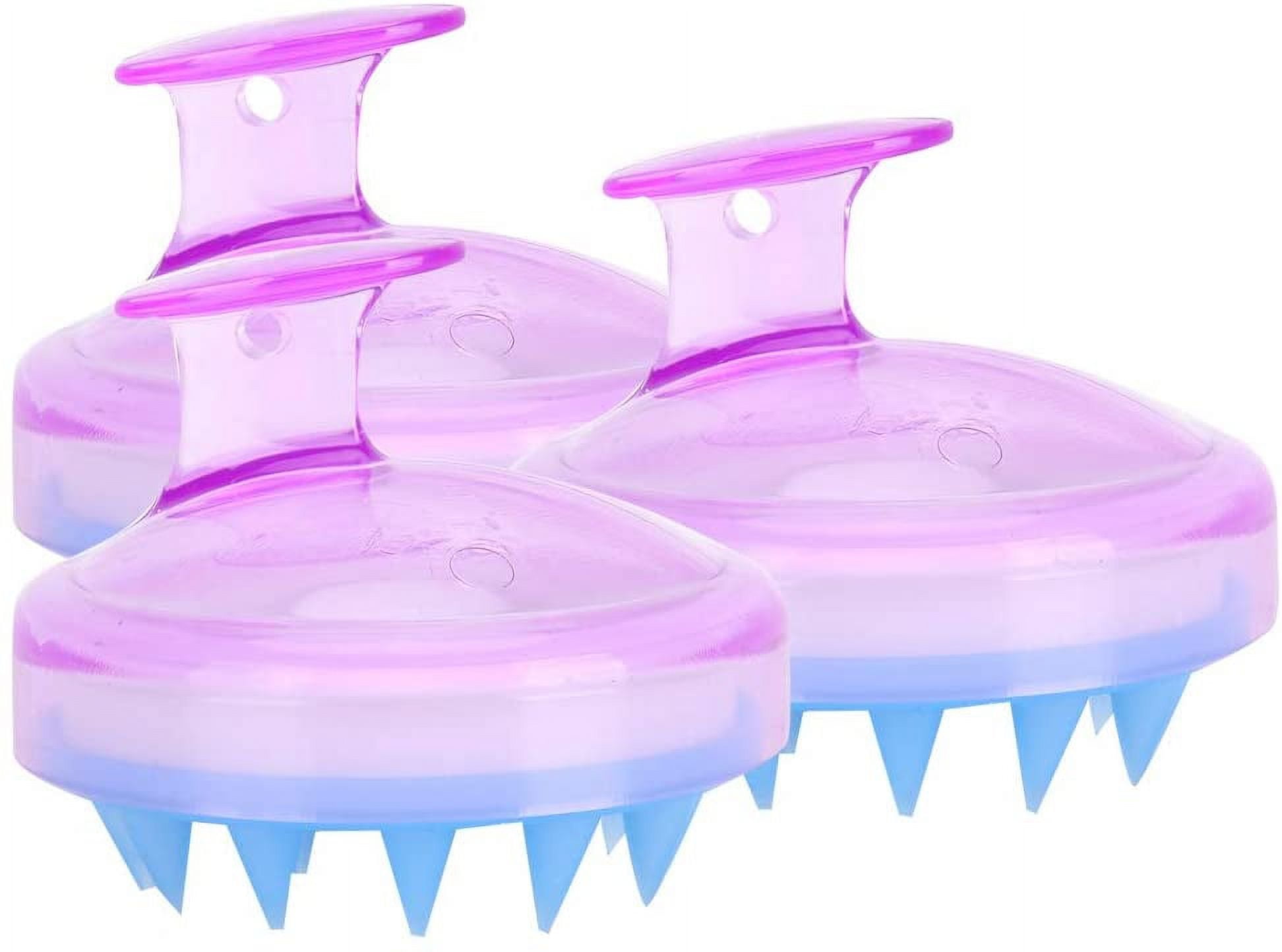 Silicone Shampoo Brush, Ergonomic Scalp Shampoo Brush Protection Rubber ...