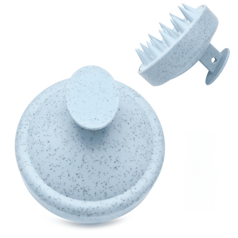 Silicone Shampoo Brush Head Scalp Massage Comb Hair Washing Comb Body ...
