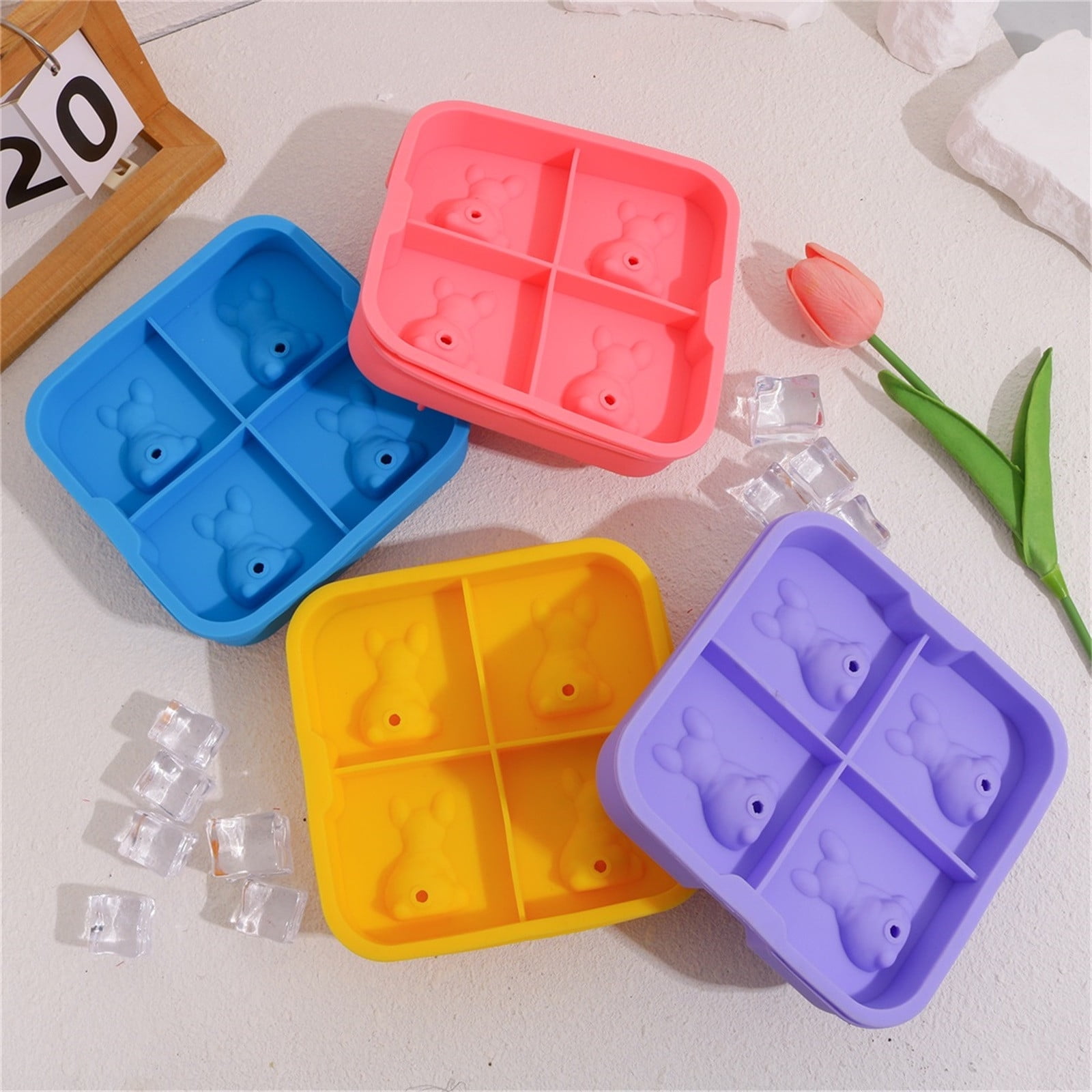 Silicone Shark Ice Cube Tray Mold | Flexible Easy Release | Food-Grade Silicone | Unique Fun ...