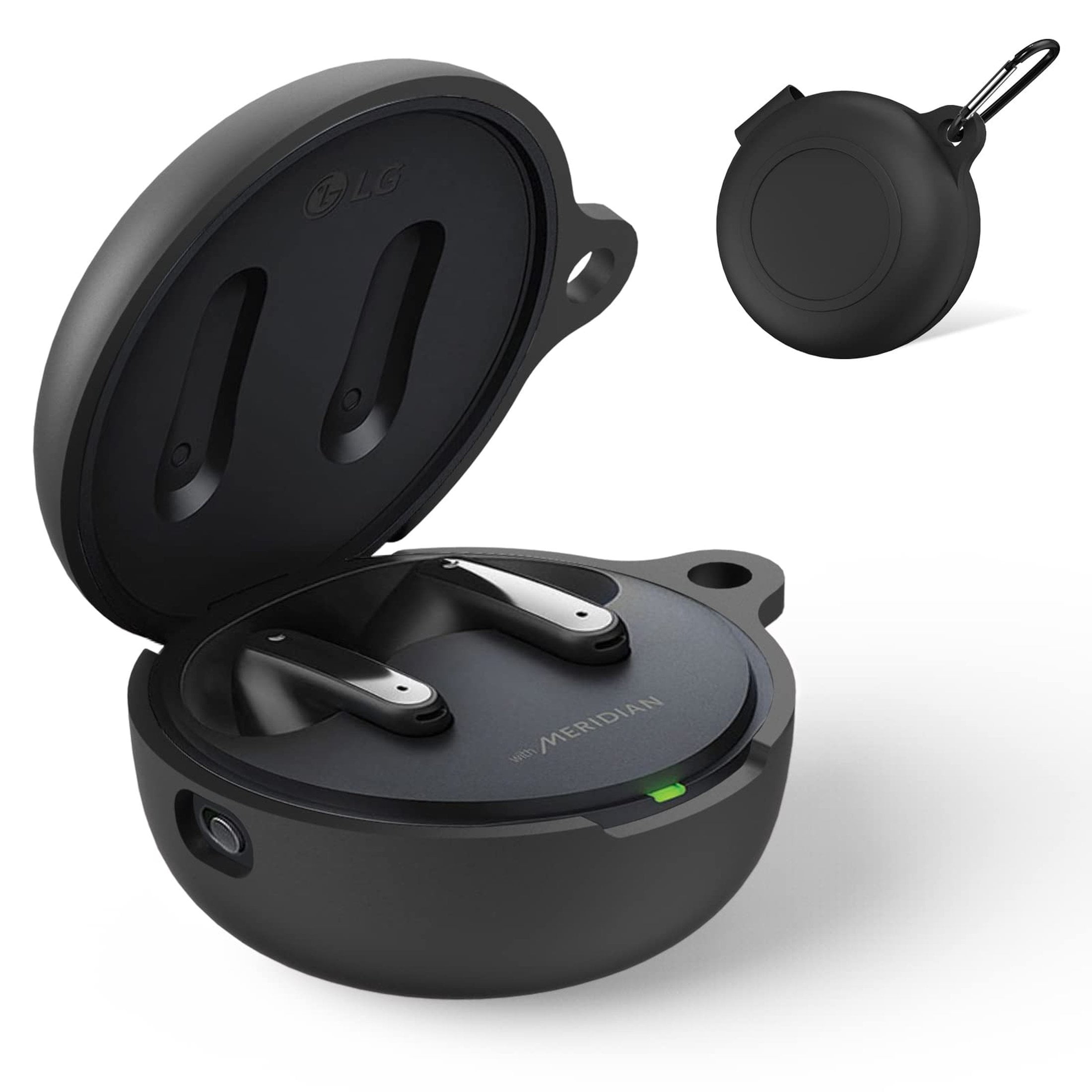 Silicone Shield Case for LG Tone Free Earbuds with Keychain Attachment ...