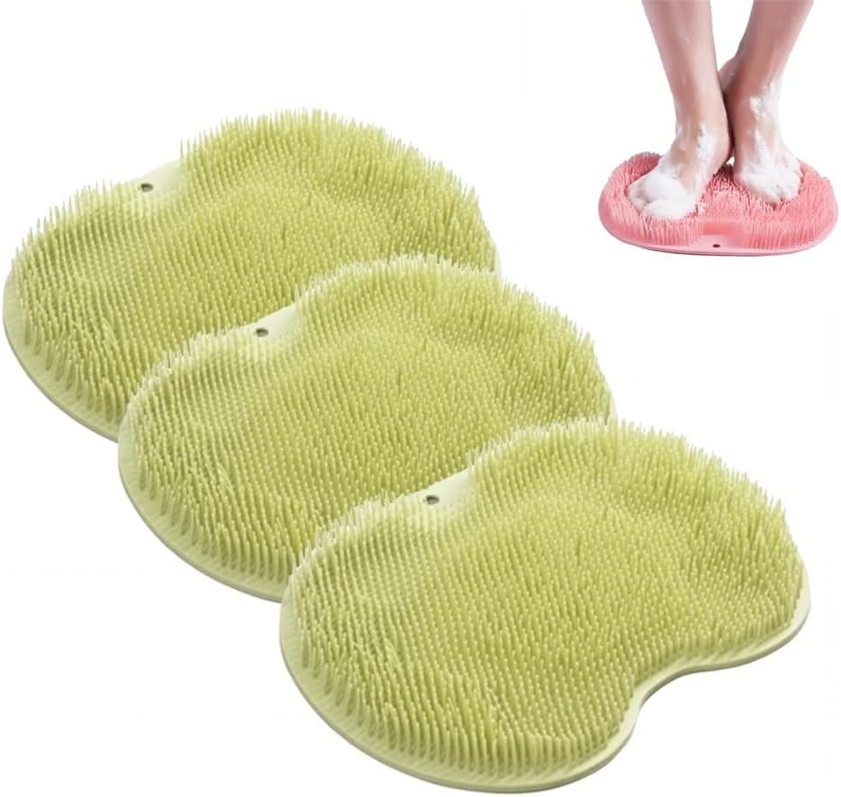 Silicone Shower Foot Scrubber Mat, Thefortunately Foot Scrubber, with ...