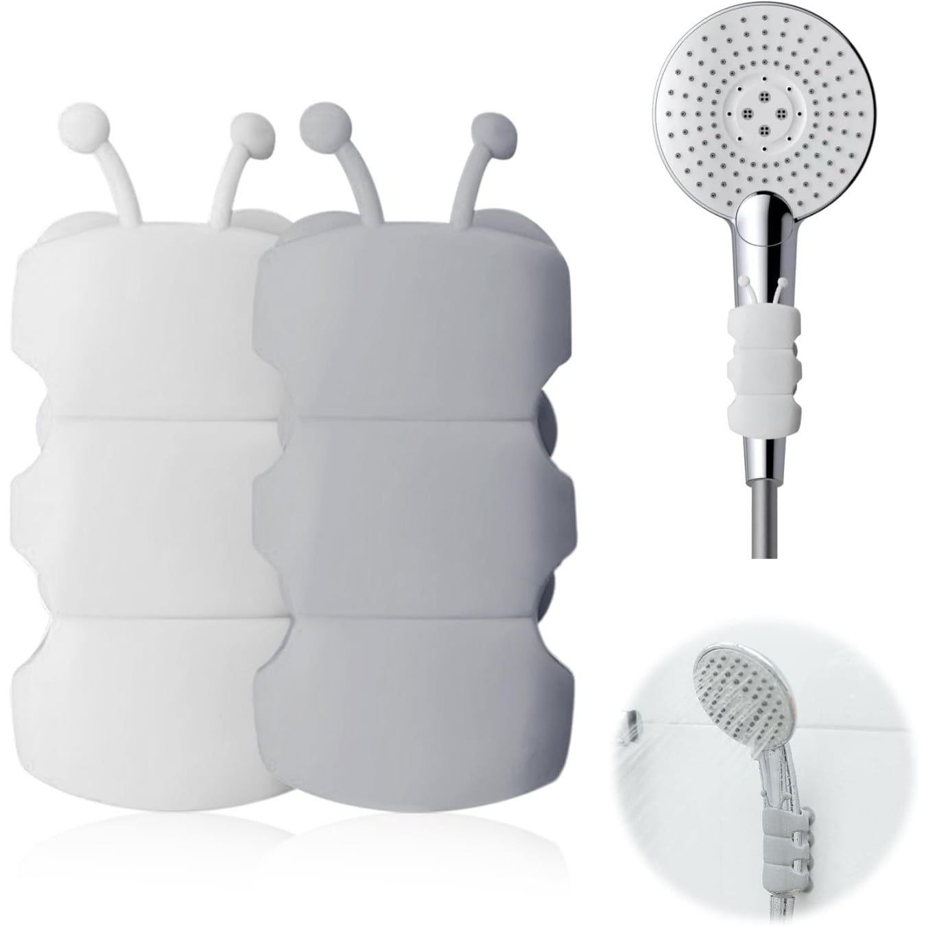 Silicone Shower Head Holder, 2024 New Universal Relocatable Shower Head ...