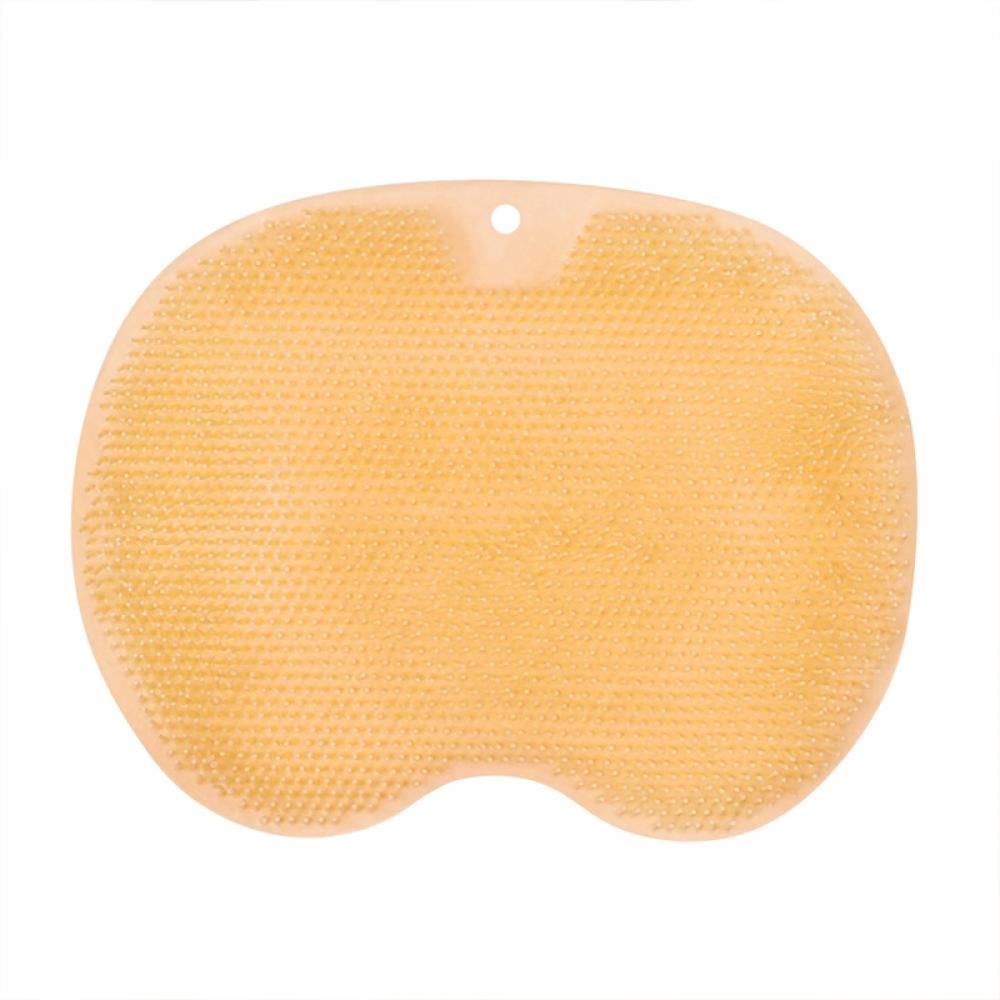 Silicone Shower Scrubber Wall Mounted Foot & Back Scrubber Pad with Non ...