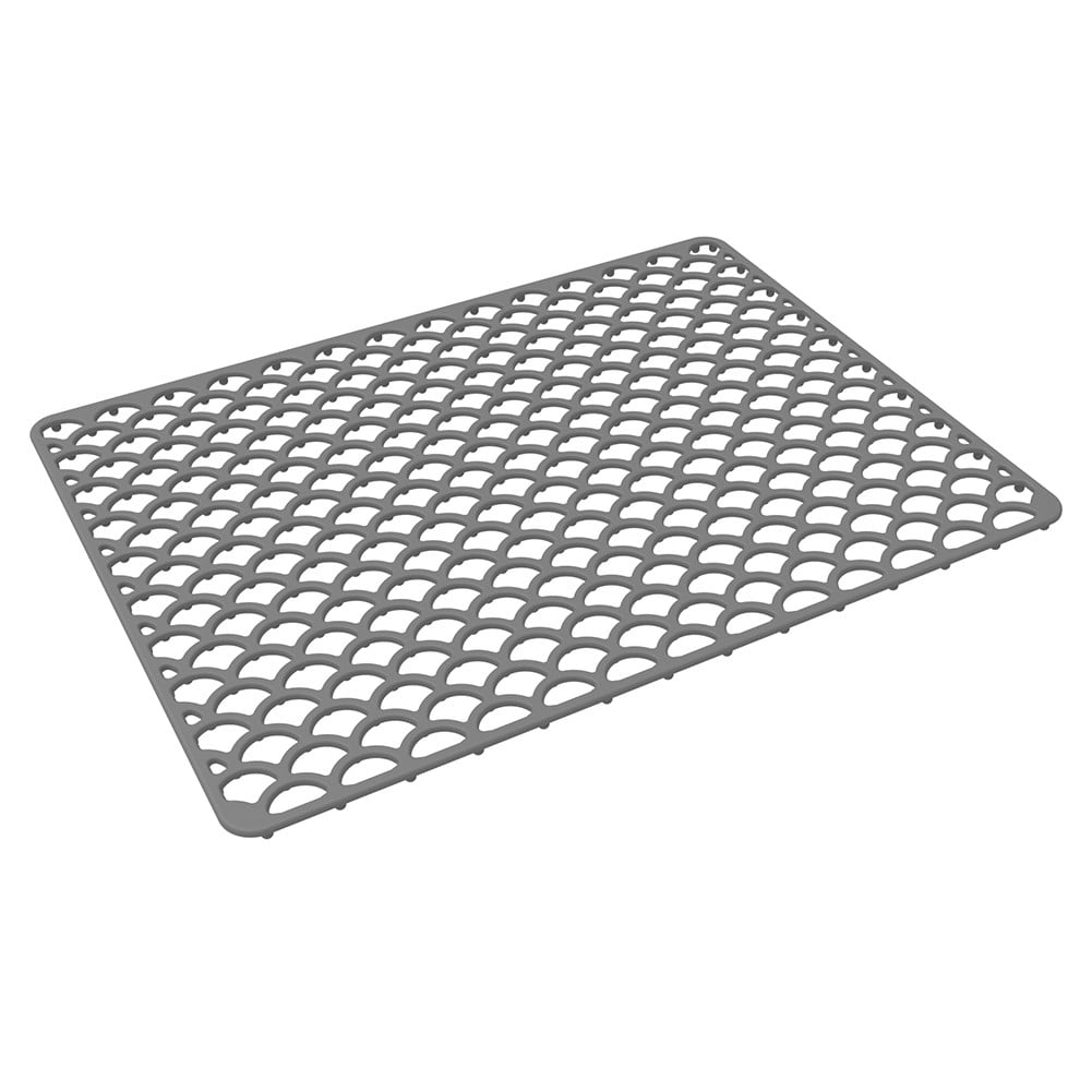 Silicone Sink Mat, Kitchen Sink Protector Grid for Bottom of Center ...