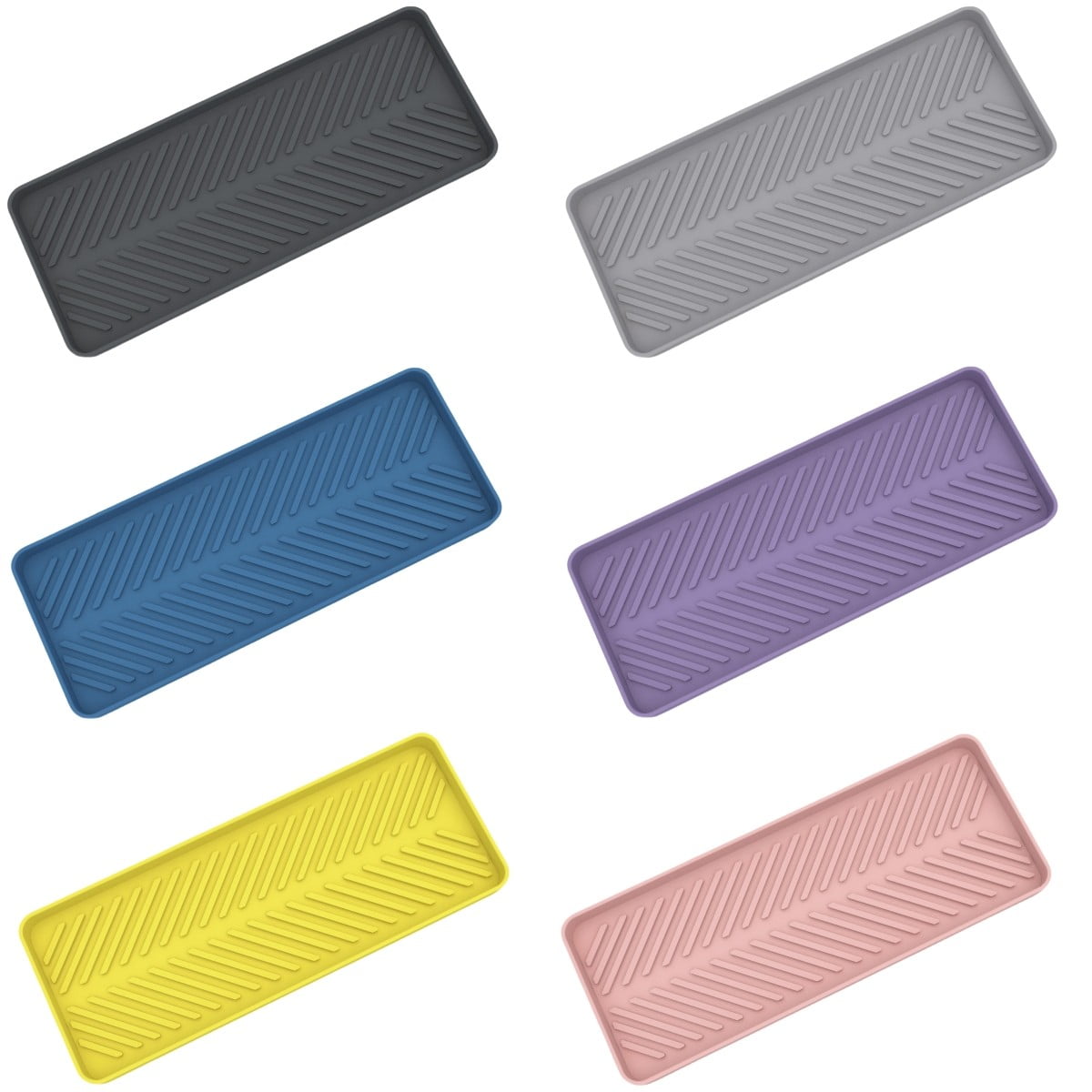 Silicone Sink Organizer Tray Sponge Holder For Bathroom Kitchen ...