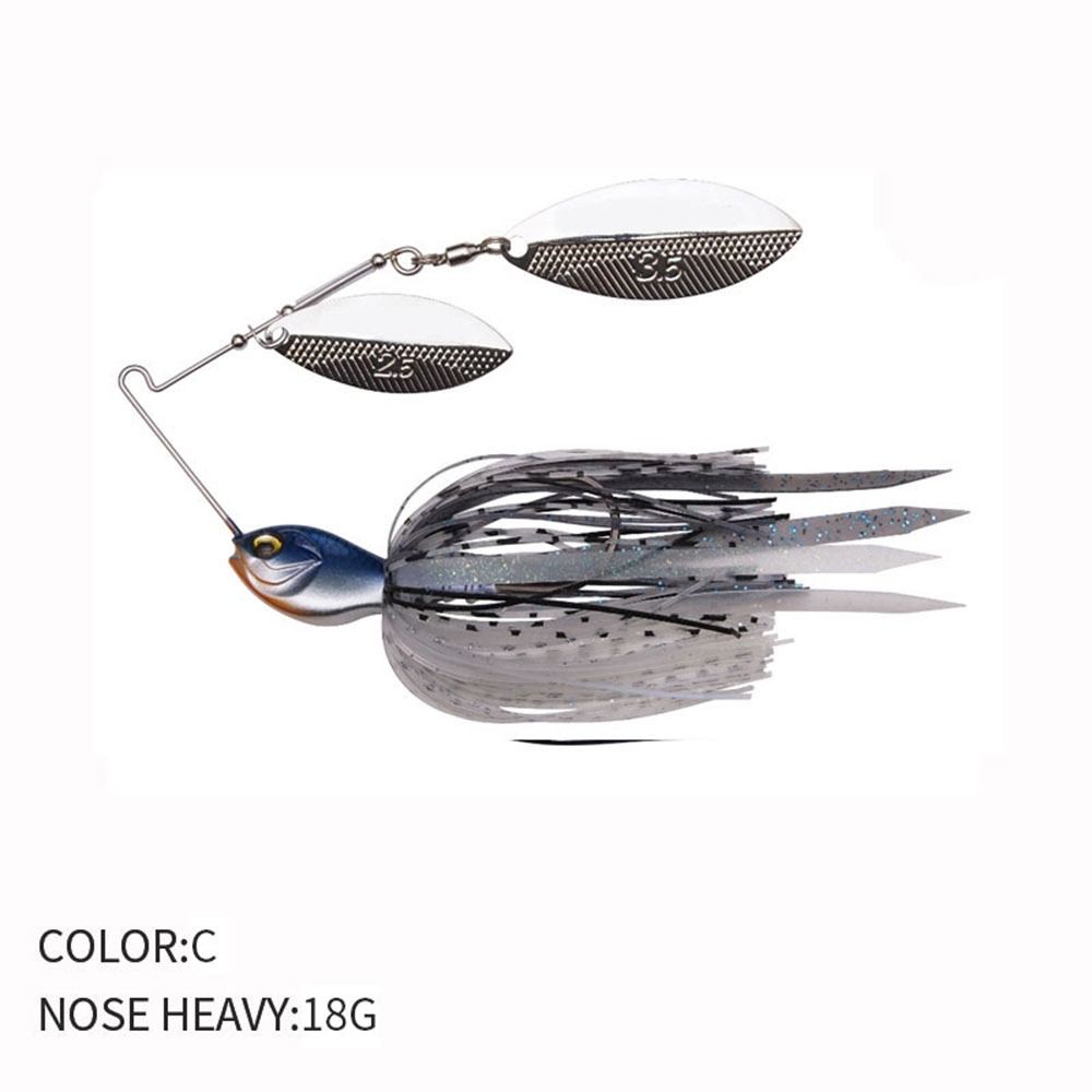 Silicone Skirt 18G Flap Walleye Beard fishing lure Buzzbait spinner ...