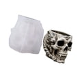 Silicone Skull Mold Crafting Jewelry Container Cup Planter Suitable for ...