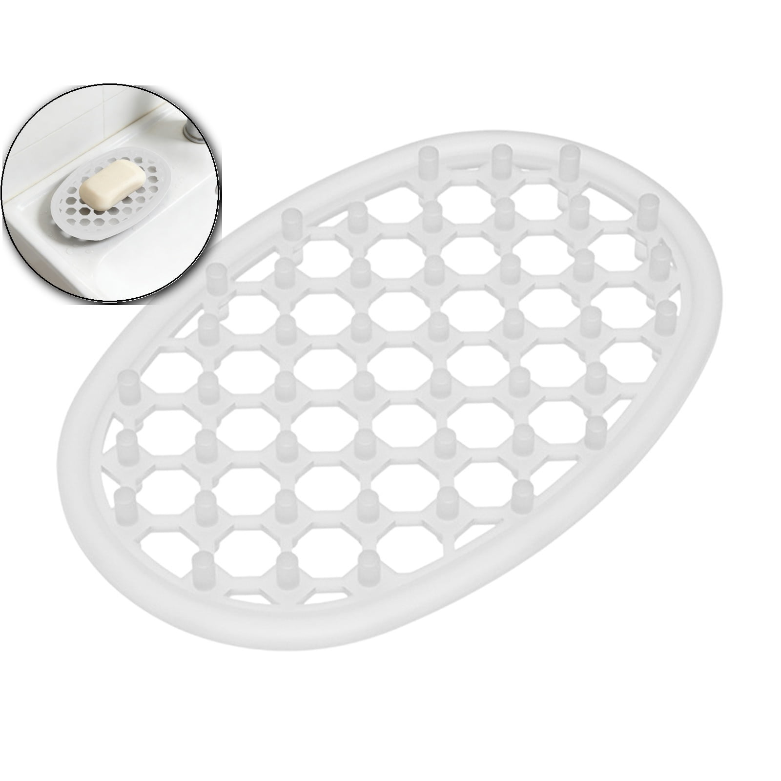 Silicone Soap Dishes for Bar Soap, Shower Soap Holder with Efficient ...