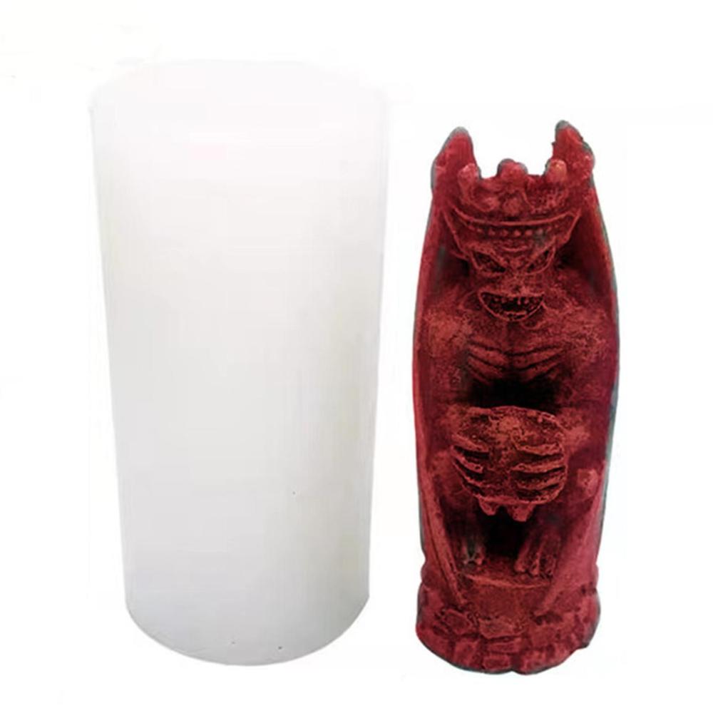 Silicone Soap Making Mold | Halloween Western Devil Bat Silicone Mold ...