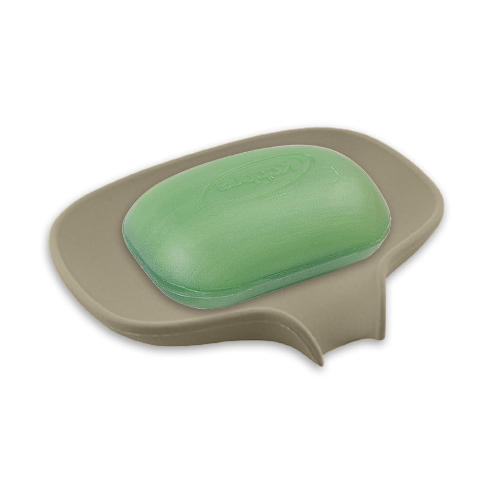 Silicone Soap box with drain, shower/Bathroom soap holder, Self ...
