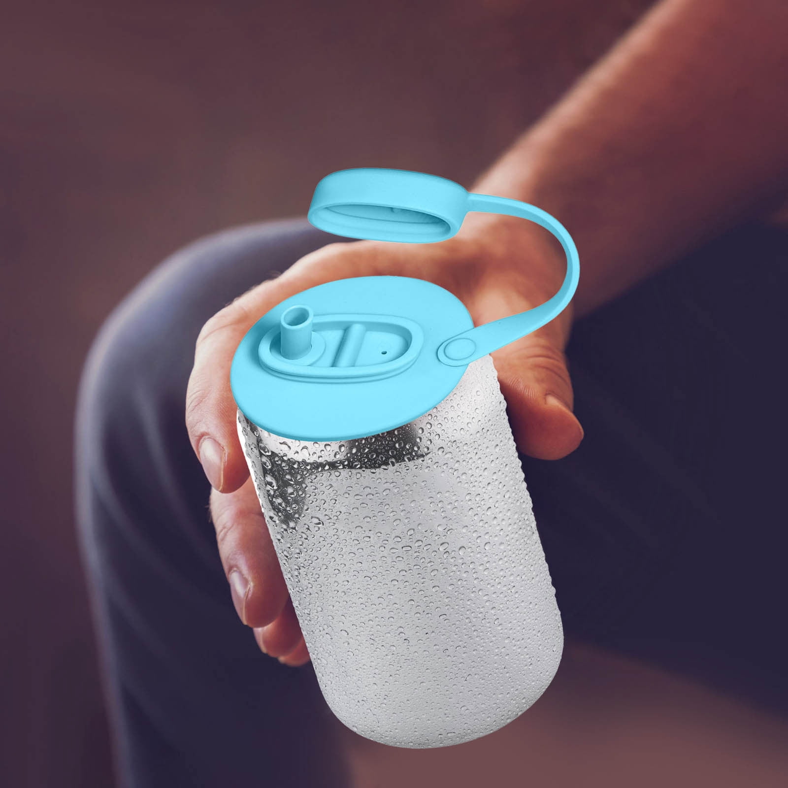 Silicone Soda Can Lids with Straw, Pop Can Lids with Handle, Reusable ...