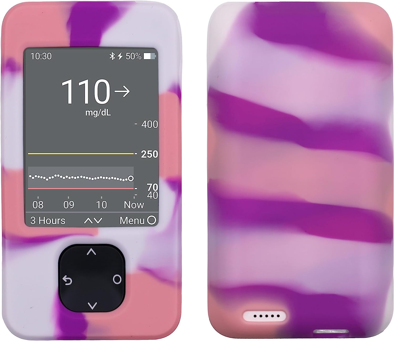 Silicone Soft Case for Dexcom G7 Receiver (Mix/Pink Purple) - Walmart.com
