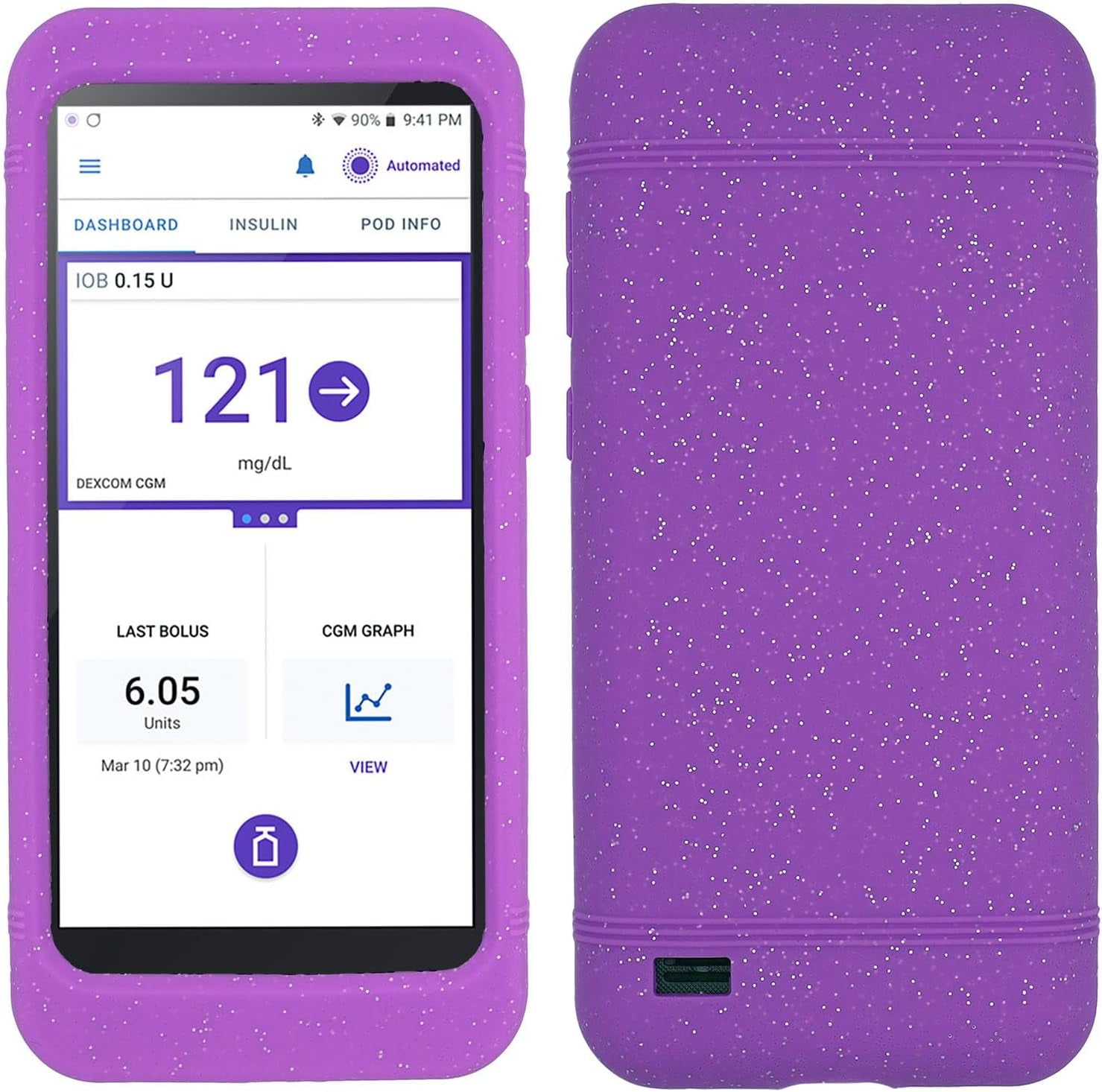 Silicone Soft Case for Omnipod 5 (BB-Purple) - Walmart.com