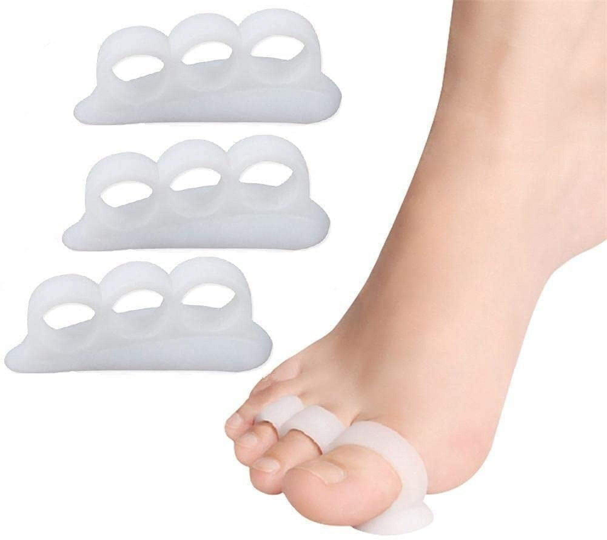Silicone Soft-Gel Toe Spreader with Toe Padding, Toe Straightener ...