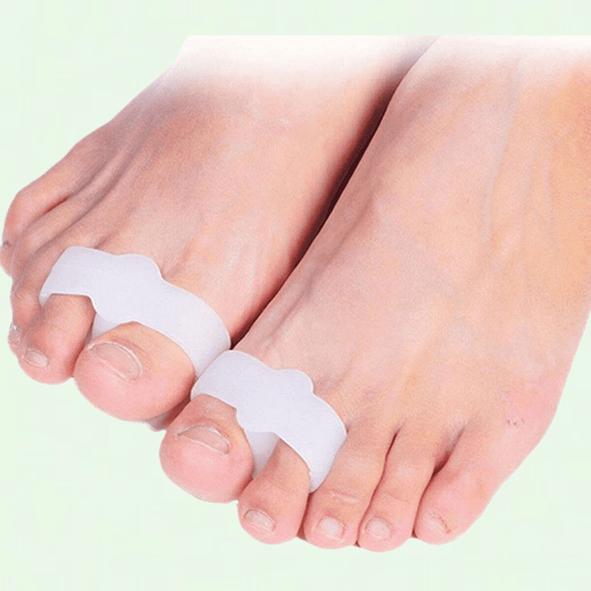 Silicone Soft Gel Toe Spreaders for Hallux Valgus | Double Toe Loop Toe ...