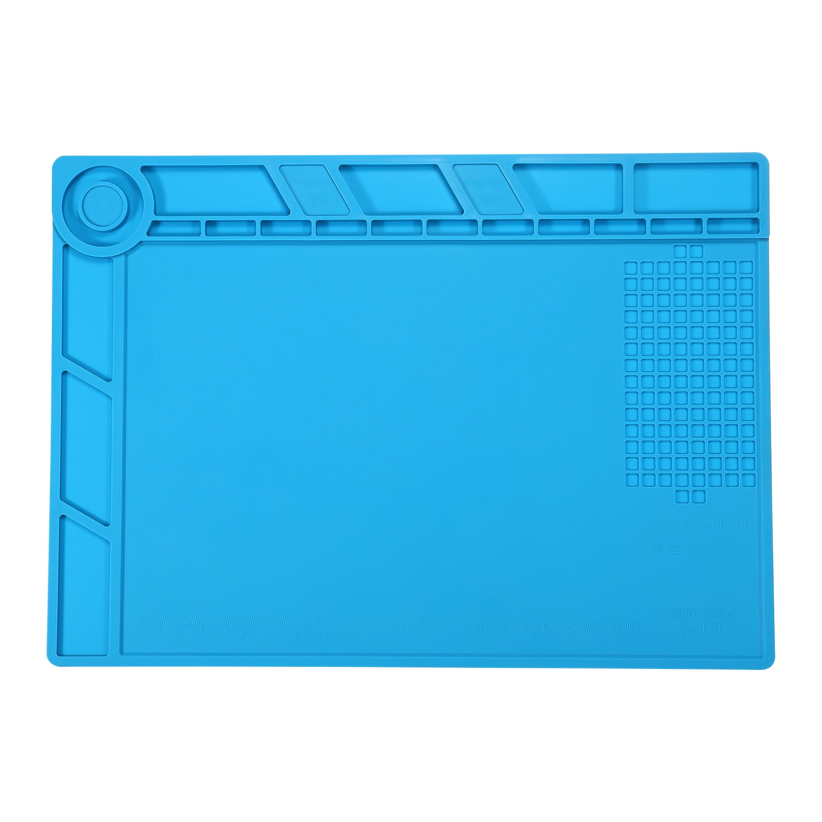 Silicone Soldering Mat Magnetic S140 Heat Insulation 932F 13.8" x 10 ...
