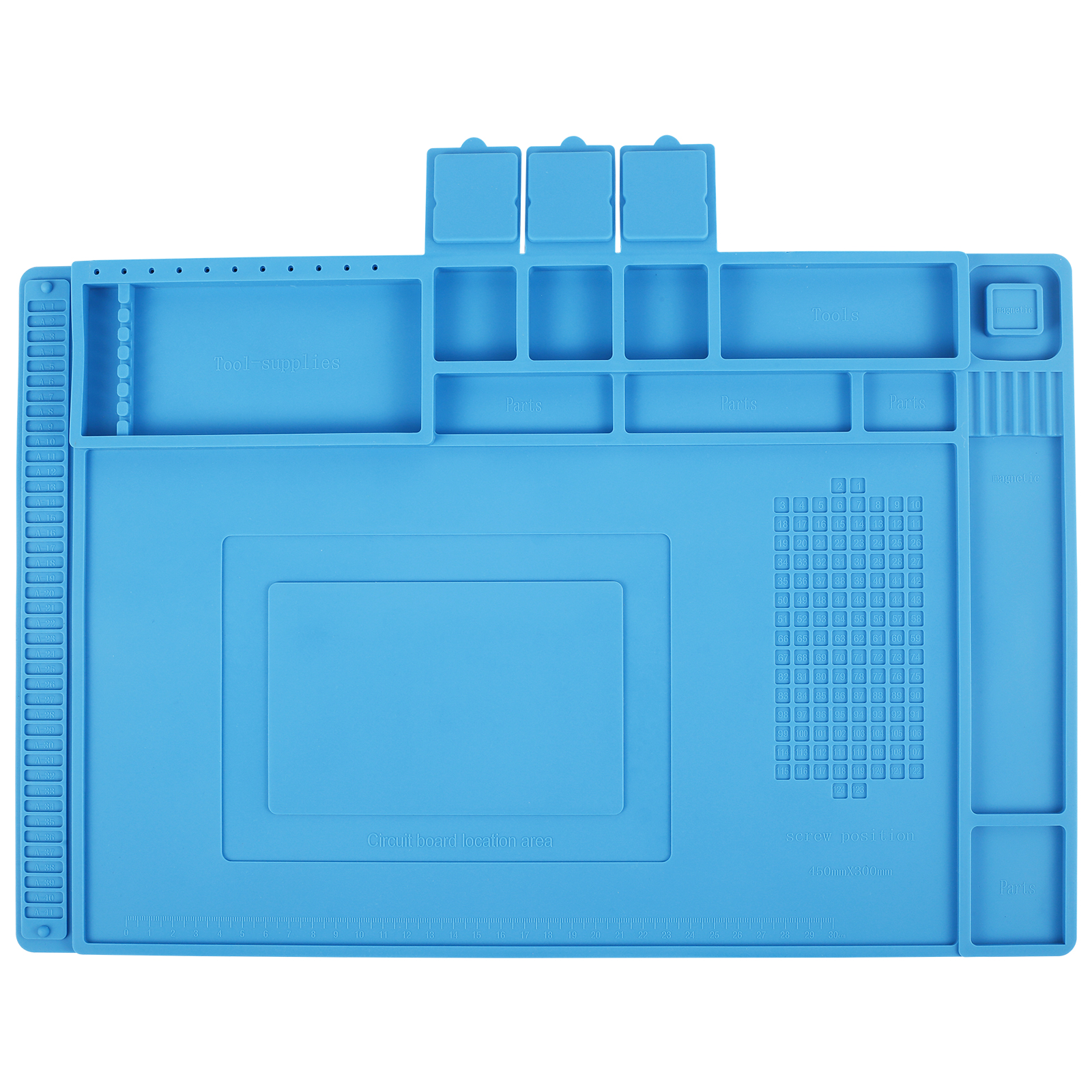 Silicone Soldering Mat Portable Heat Resistant Electronics Repair Mat ...